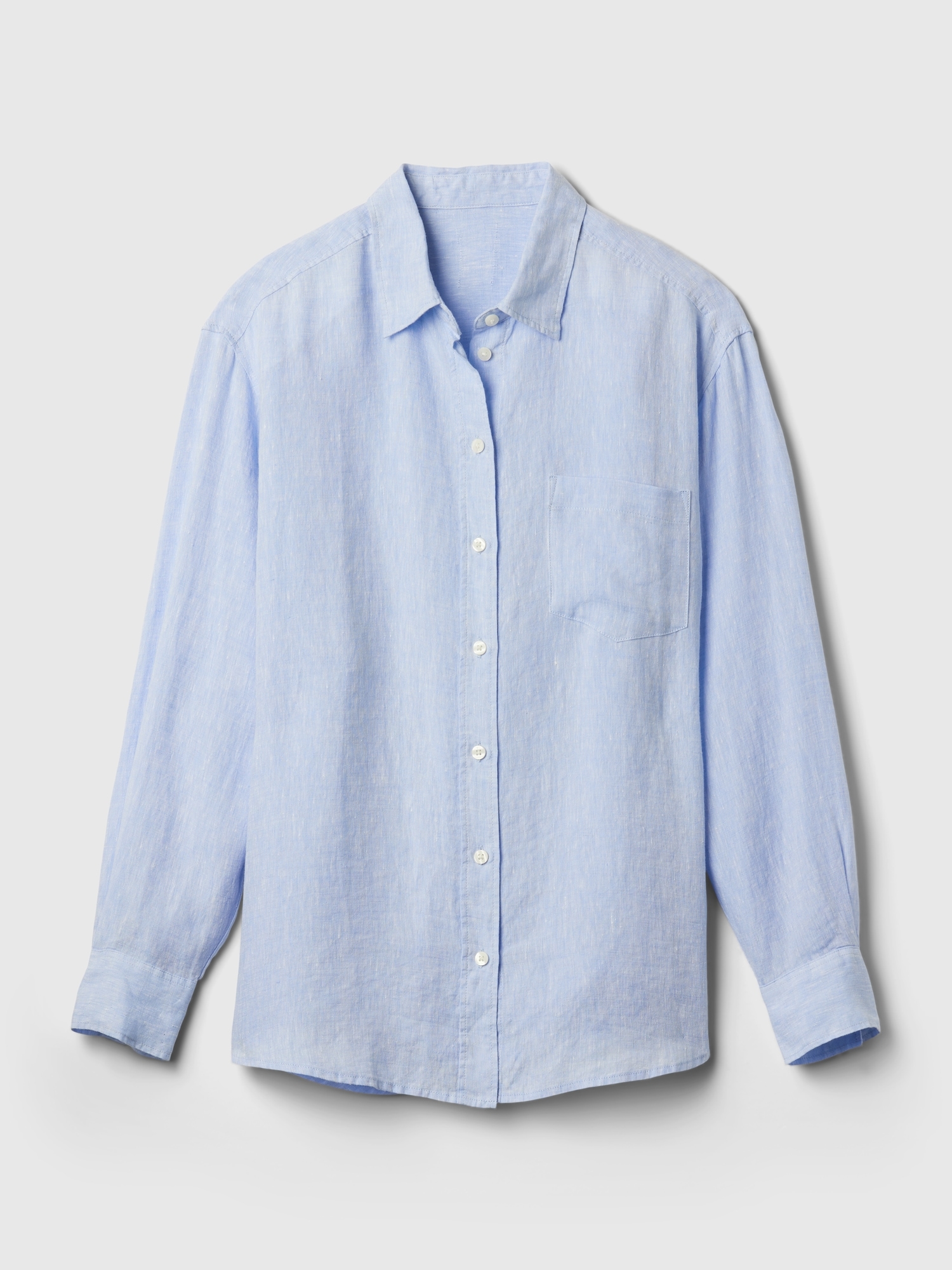 100% Linen Big Shirt | Gap