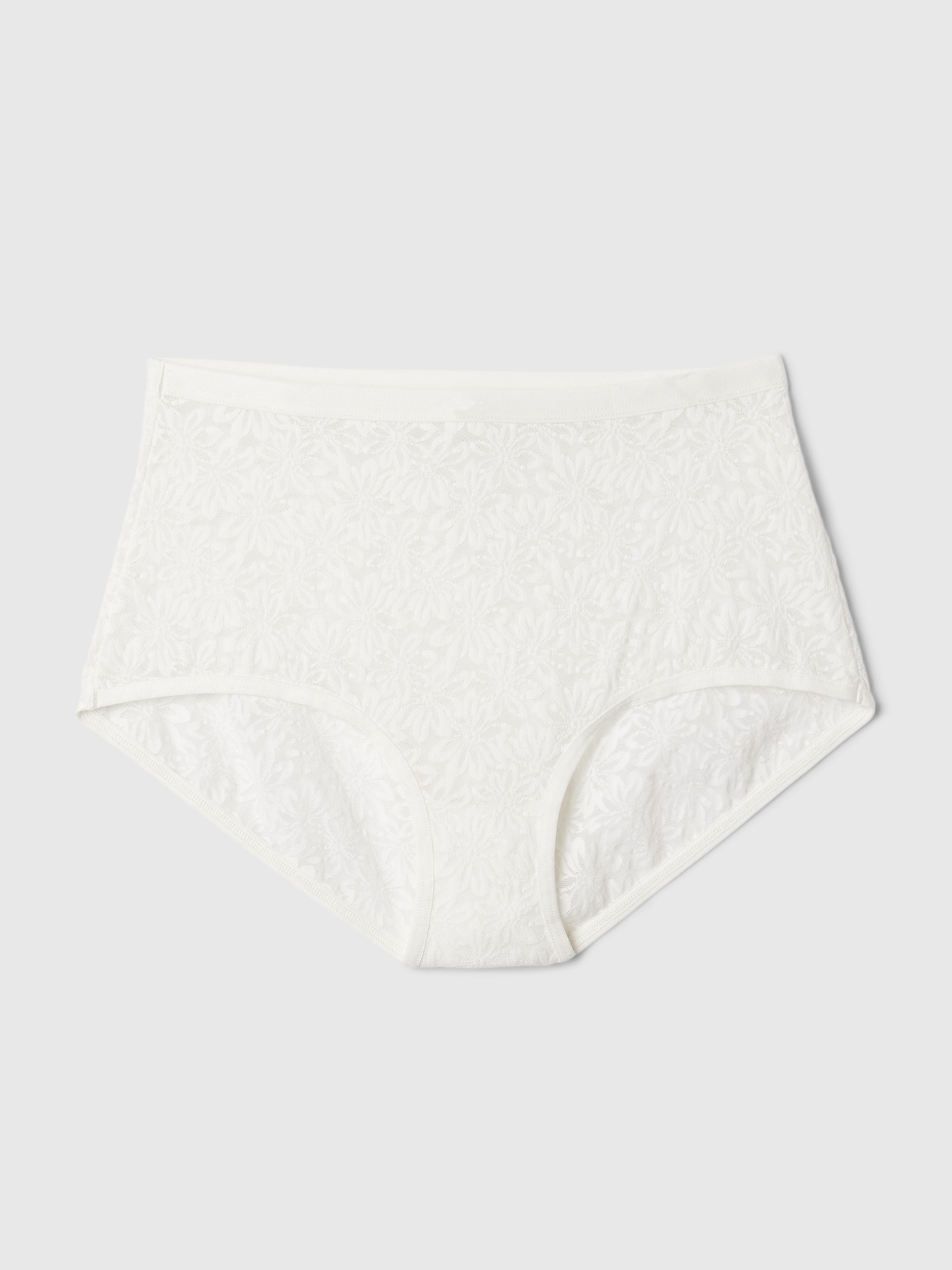High Rise Floral Lace Brief | Gap