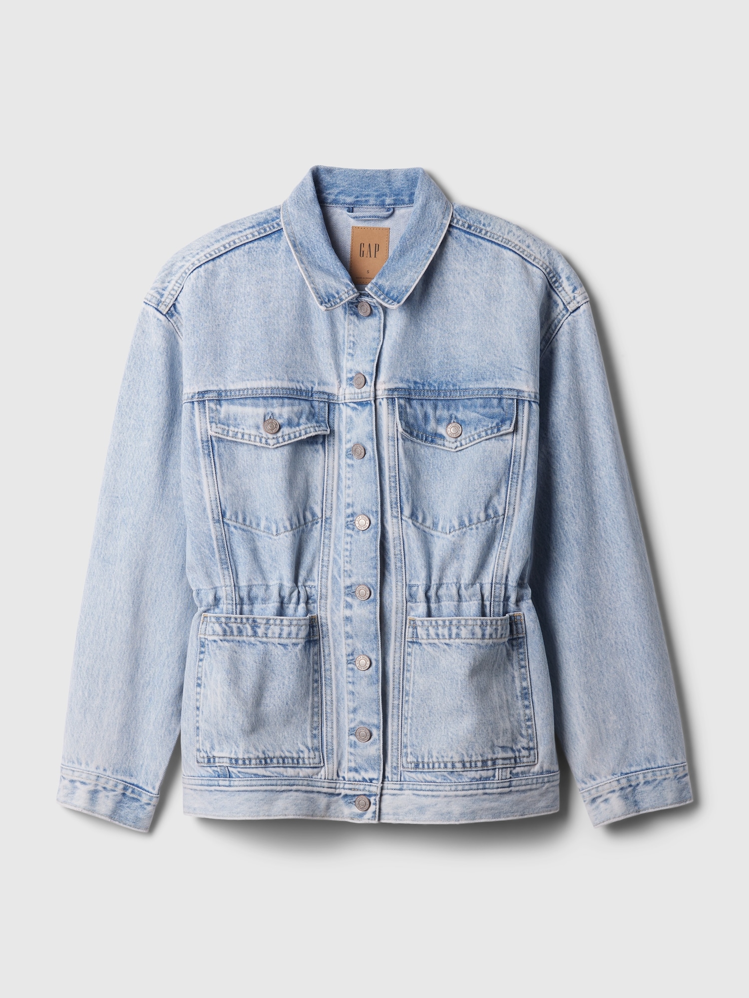 Cinched Denim Jacket | Gap