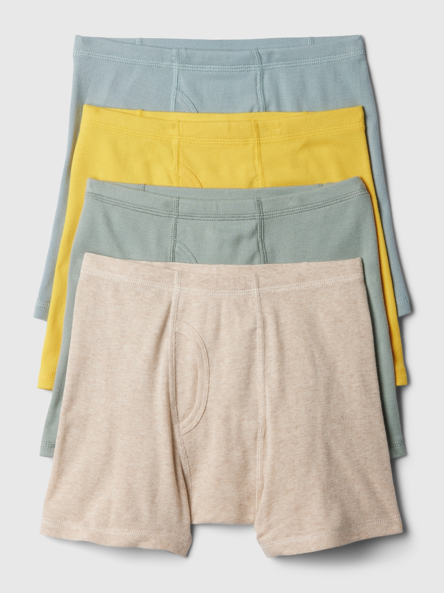 Kids Organic Cotton Boxer Briefs (4-Pack) | Gap