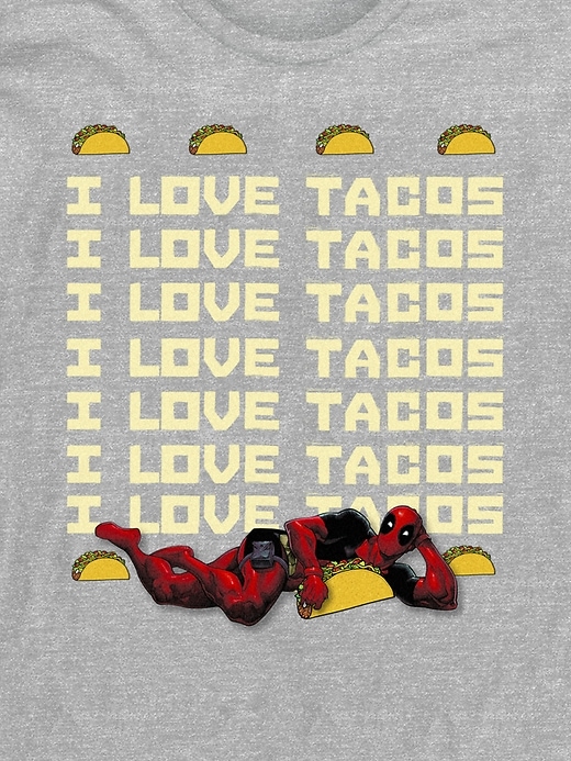 Deadpool I Love Tacos Graphic Long Sleeve Tee | Gap