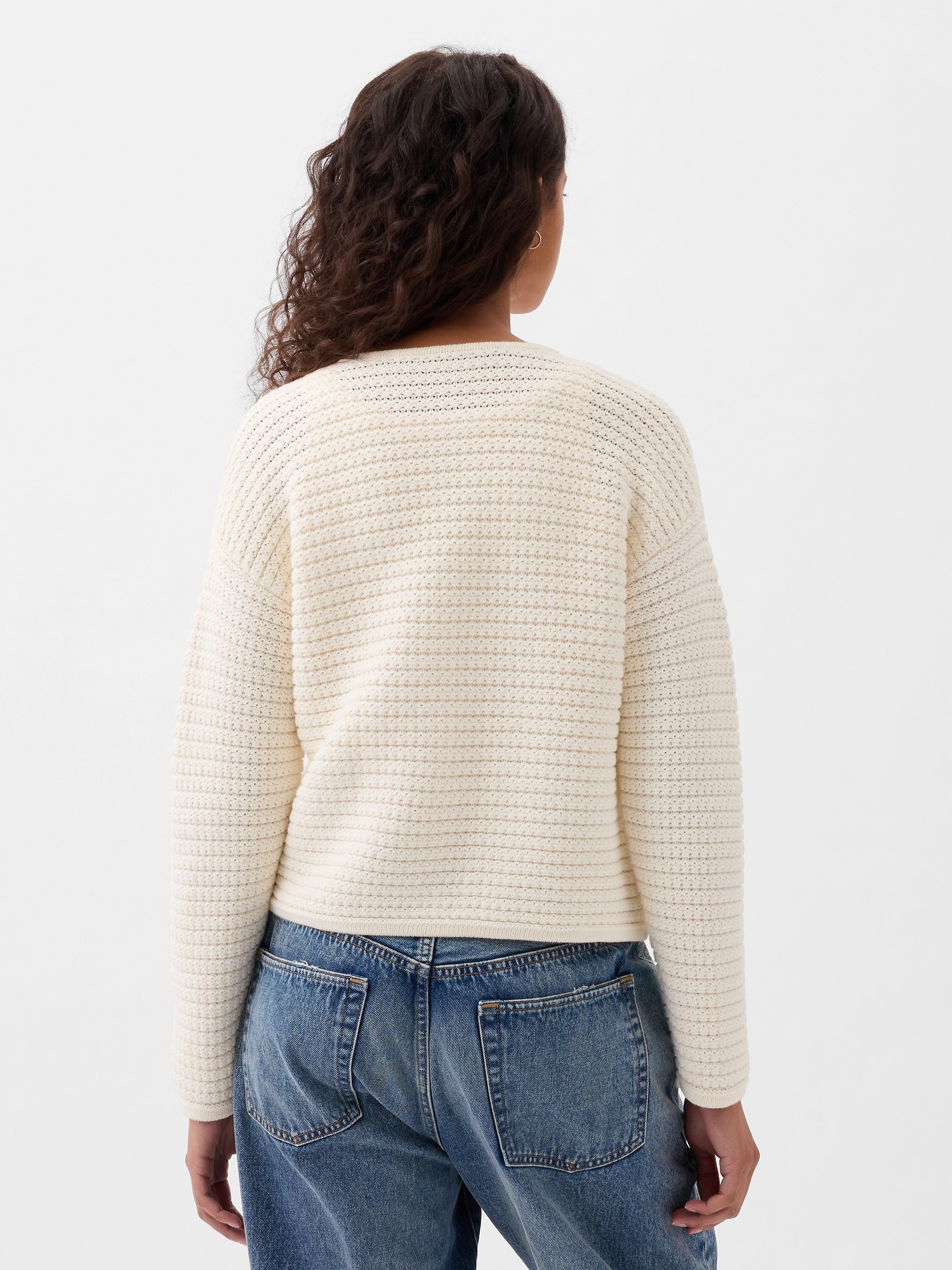 Textured Sweater Jacket | Gap