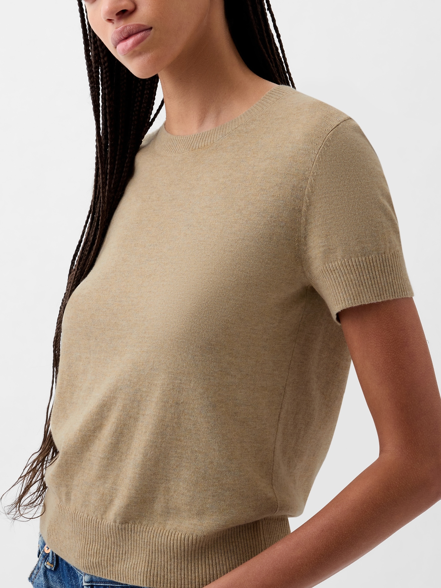 Lightweight CashSoft Cropped Sweater | Gap