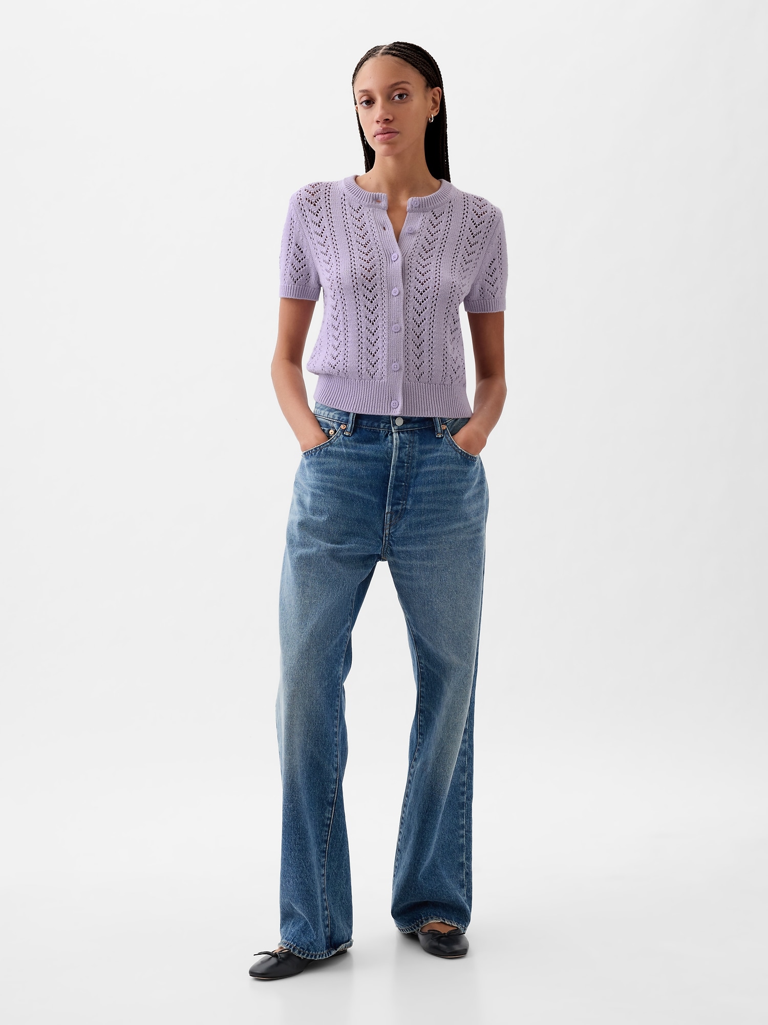 Pointelle Cardigan | Gap