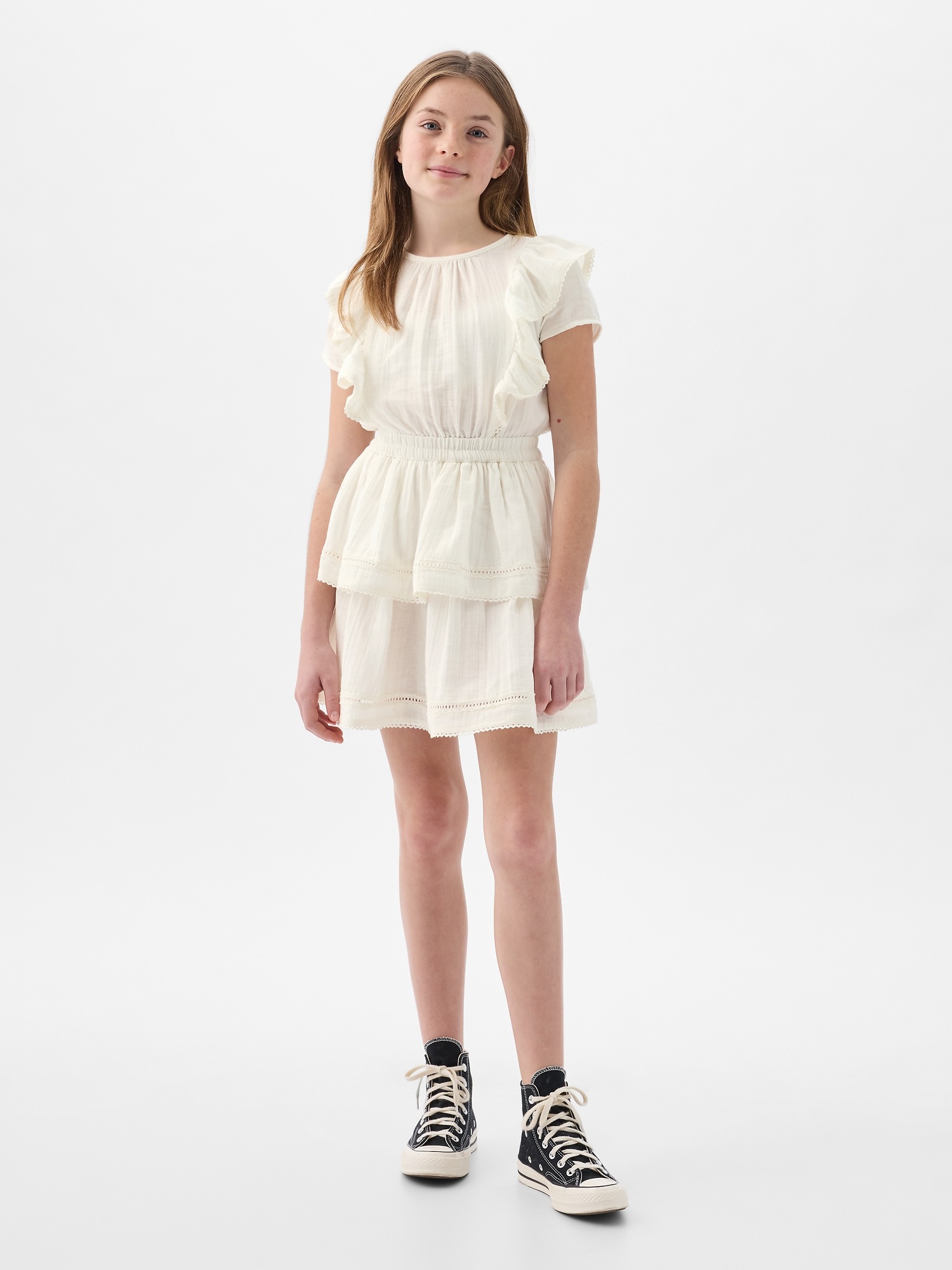 Kids Ruffle Dress Gap Kids Ruffle Dress Gap