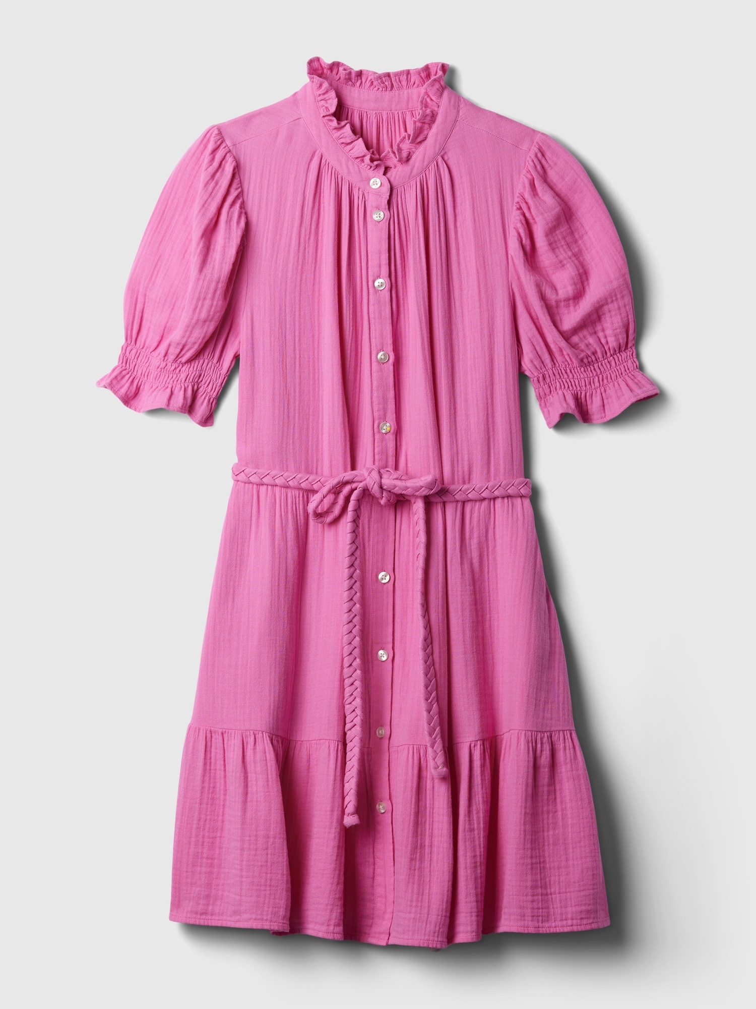 Crinkle Gauze Mini Dress | Gap