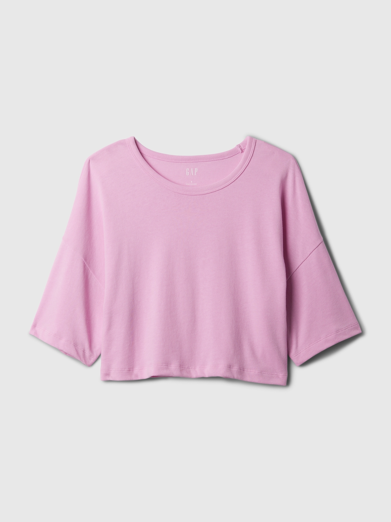 Oversized Cropped T Shirt Gap