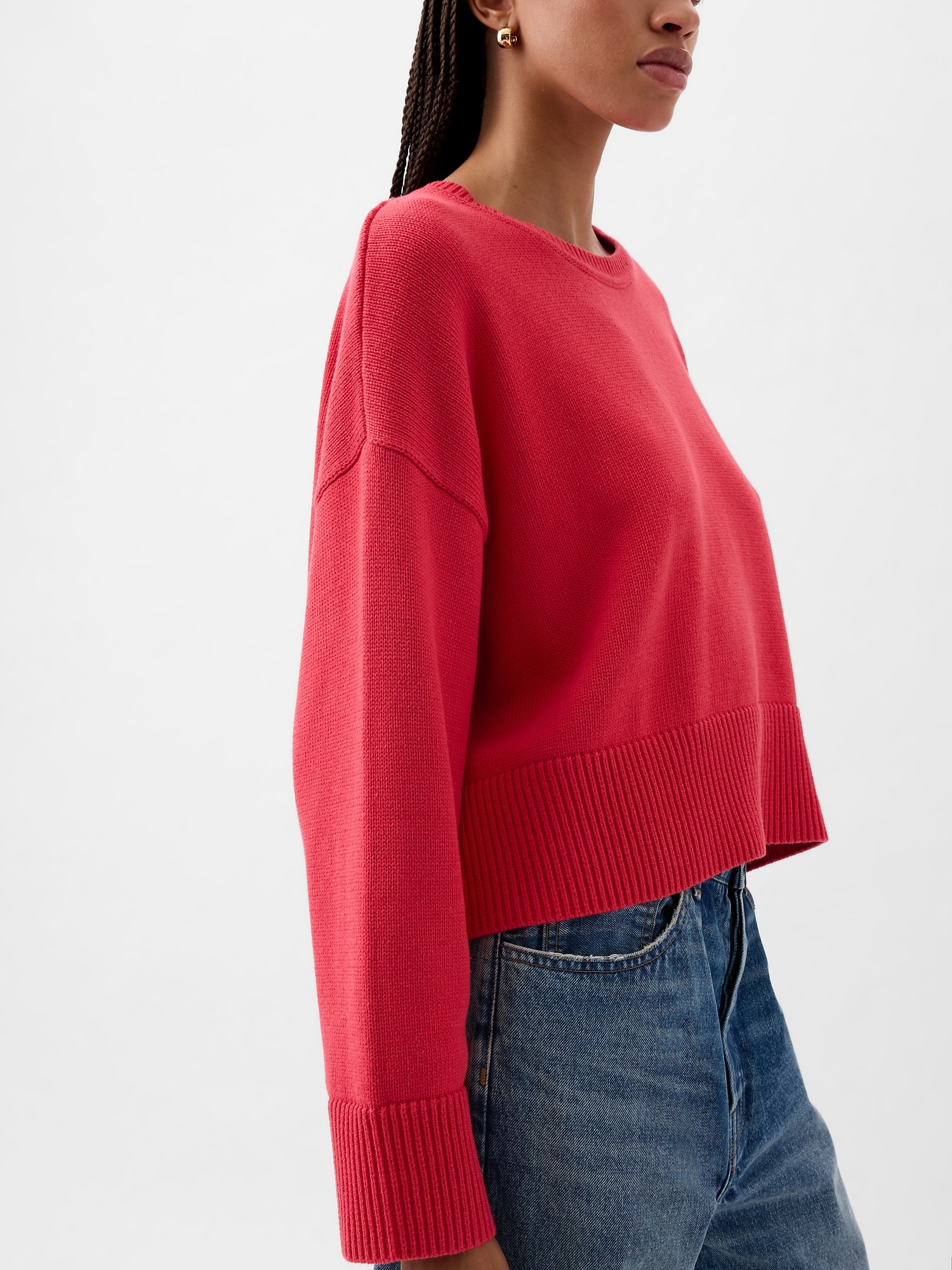 Oversized Crewneck Sweater | Gap