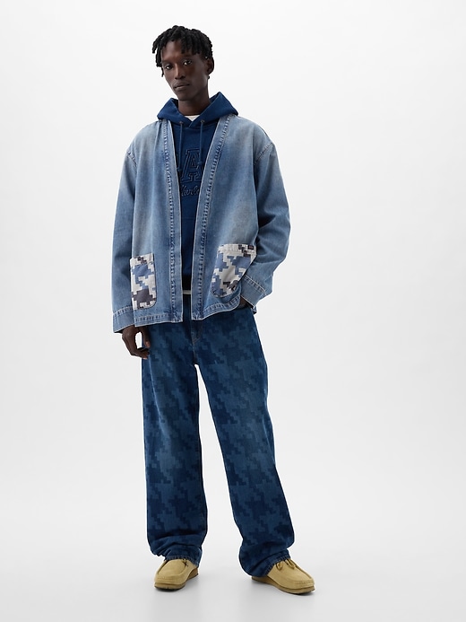 GAP × DAP Organic Cotton Denim Wrap Jacket | Gap