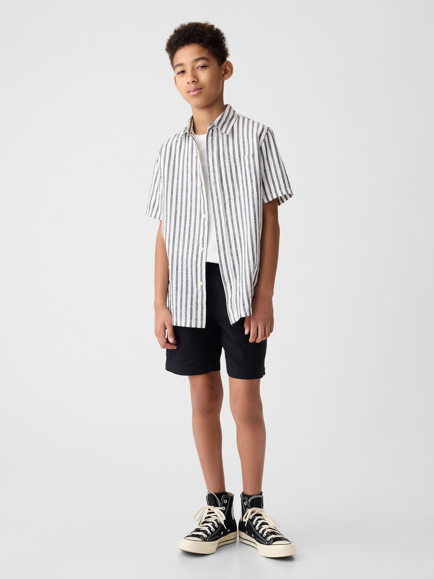 Kids Linen-Cotton Shirt | Gap