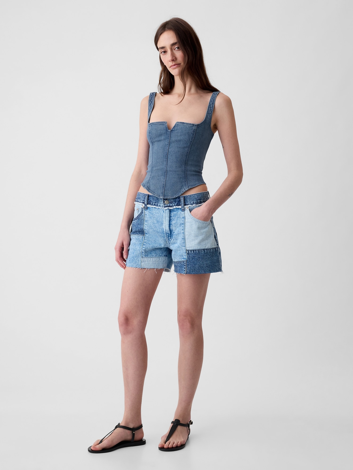 Denim Corset Top | Gap