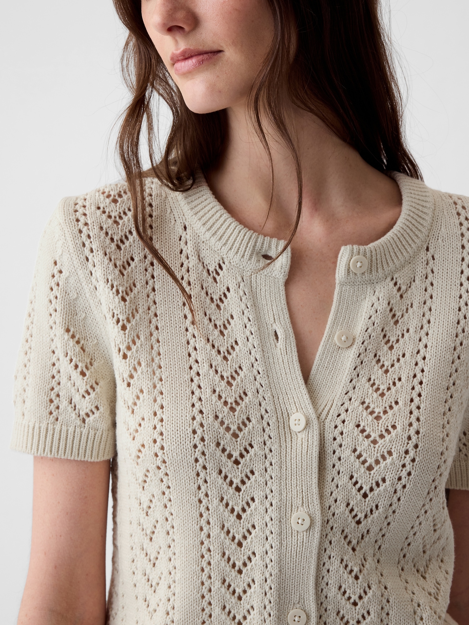 Pointelle Cardigan | Gap