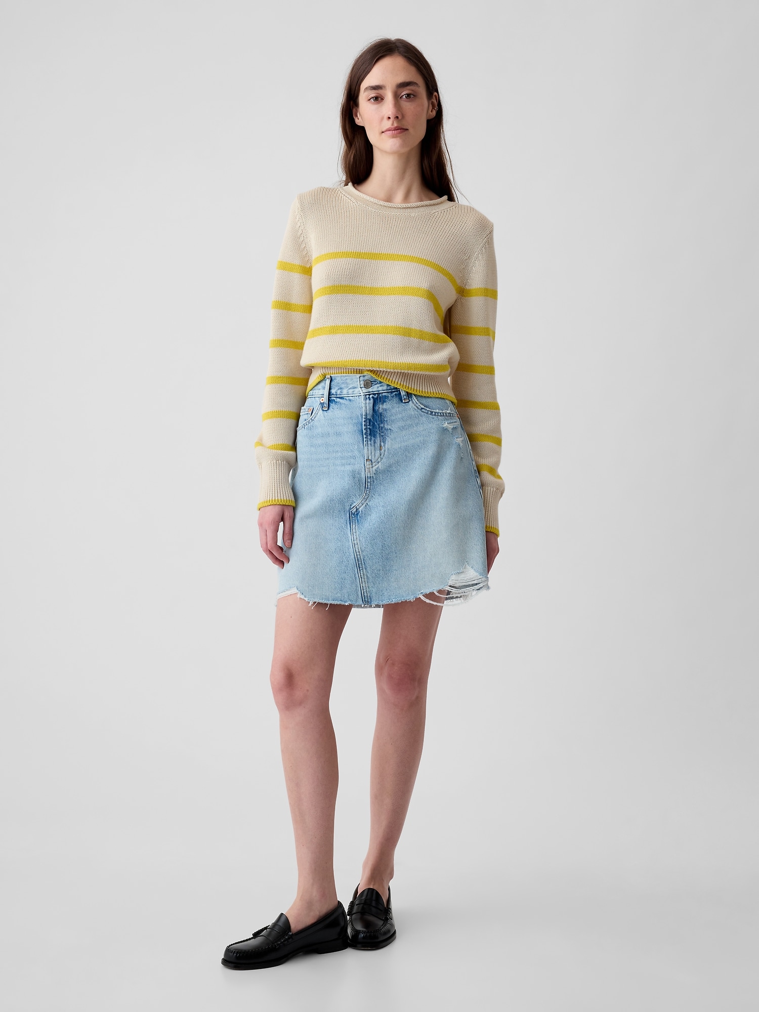 Shrunken Roll Neck Sweater | Gap