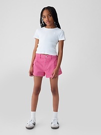 Kids High-Rise Denim Shorts | Gap