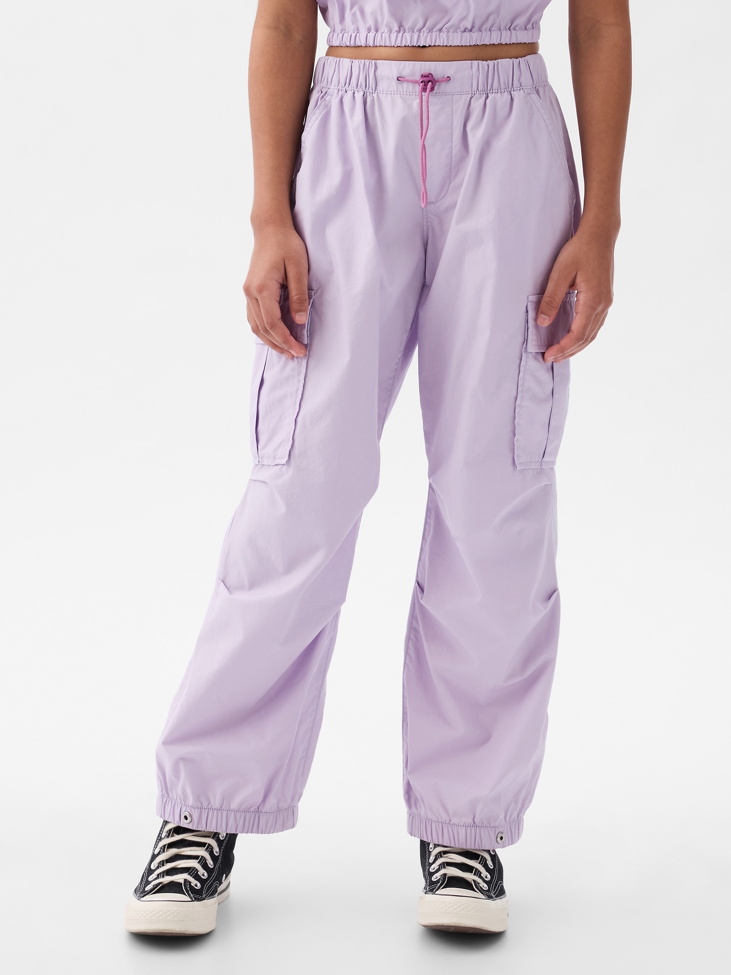 Kids Pull-On Cargo Parachute Pants | Gap