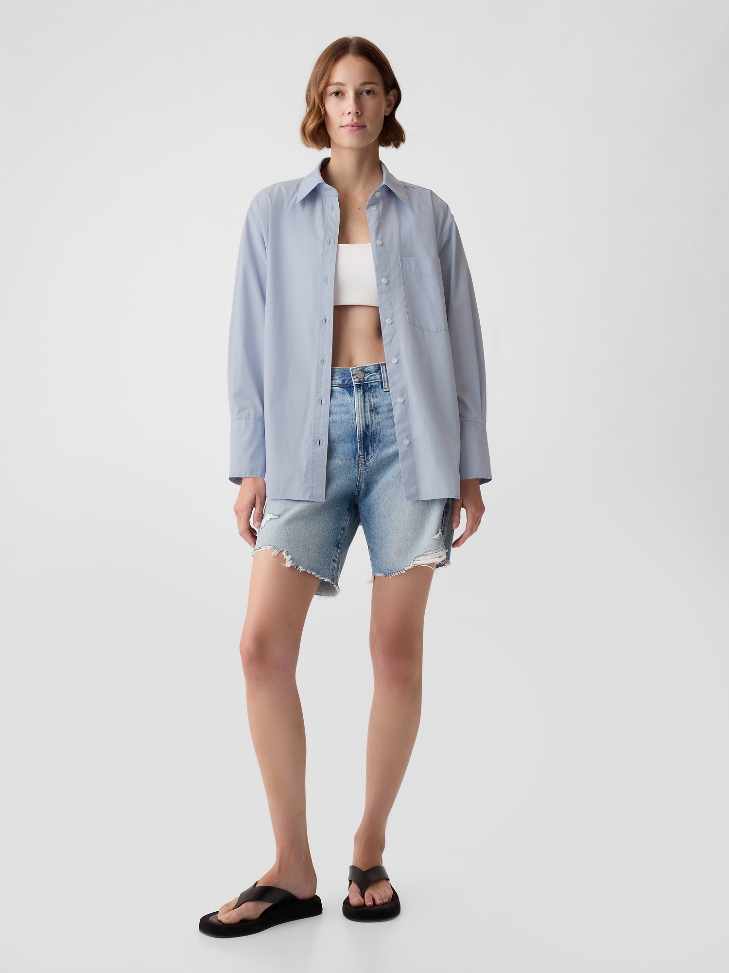 Organic Cotton Big Shirt | Gap