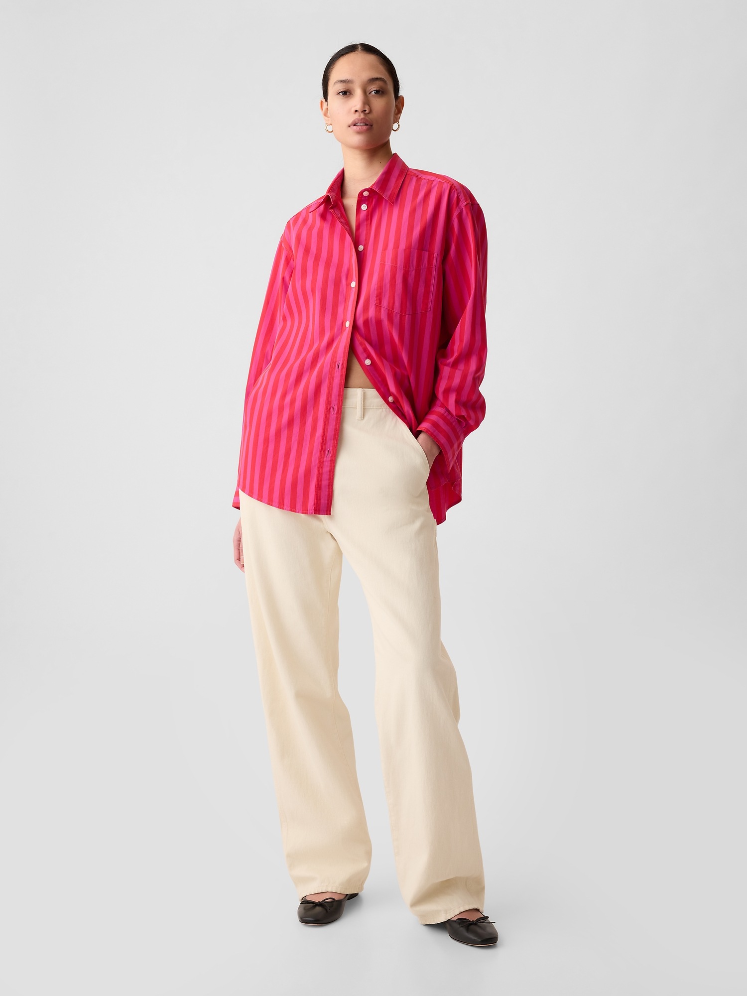 Organic Cotton Big Shirt | Gap