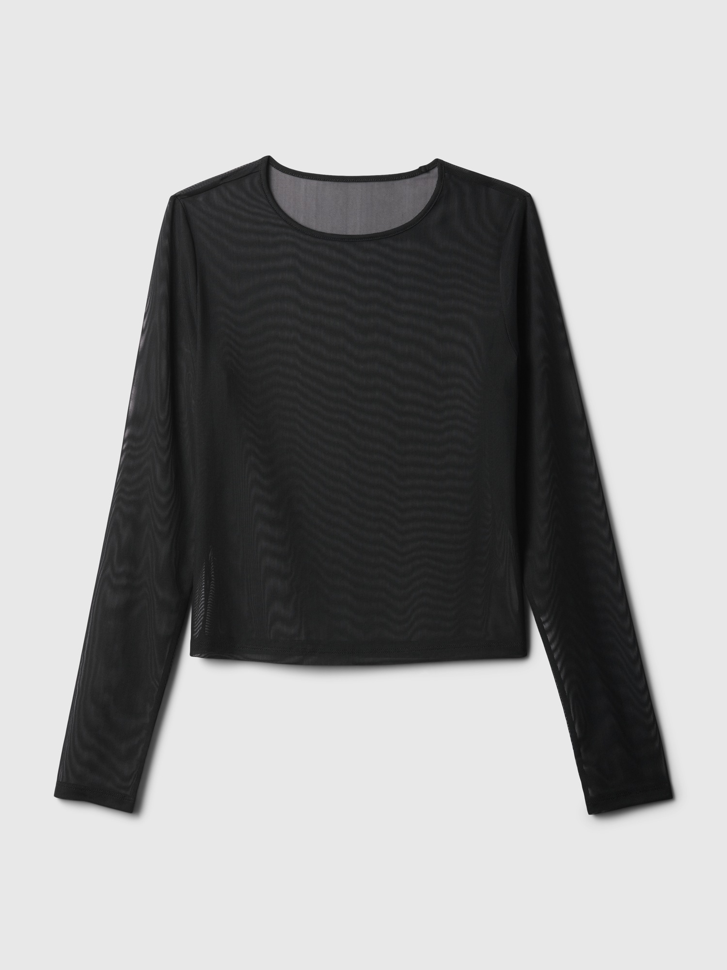 Sheer Cropped T-Shirt | Gap