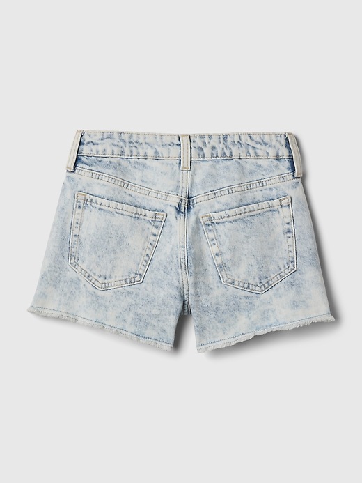 Kids High Rise Denim Shortie Shorts | Gap