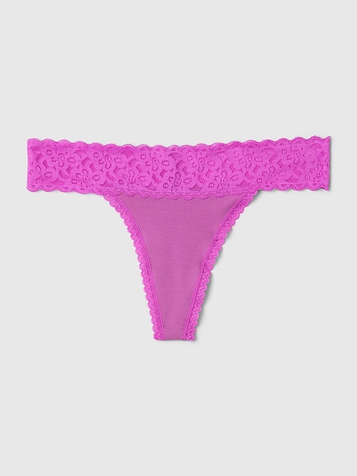 Low Rise Lace Thong | Gap
