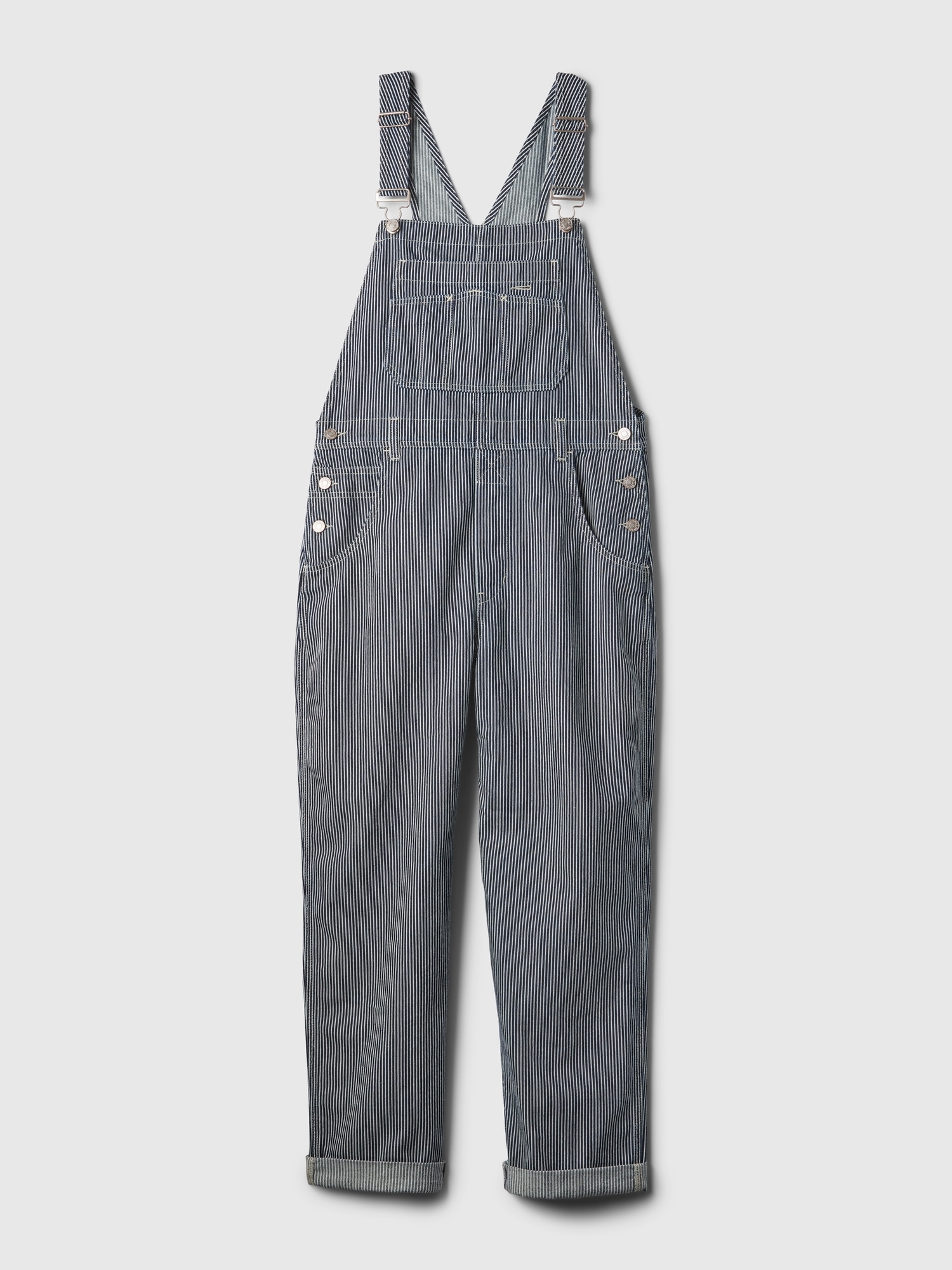 Striped Loose Overalls | Gap