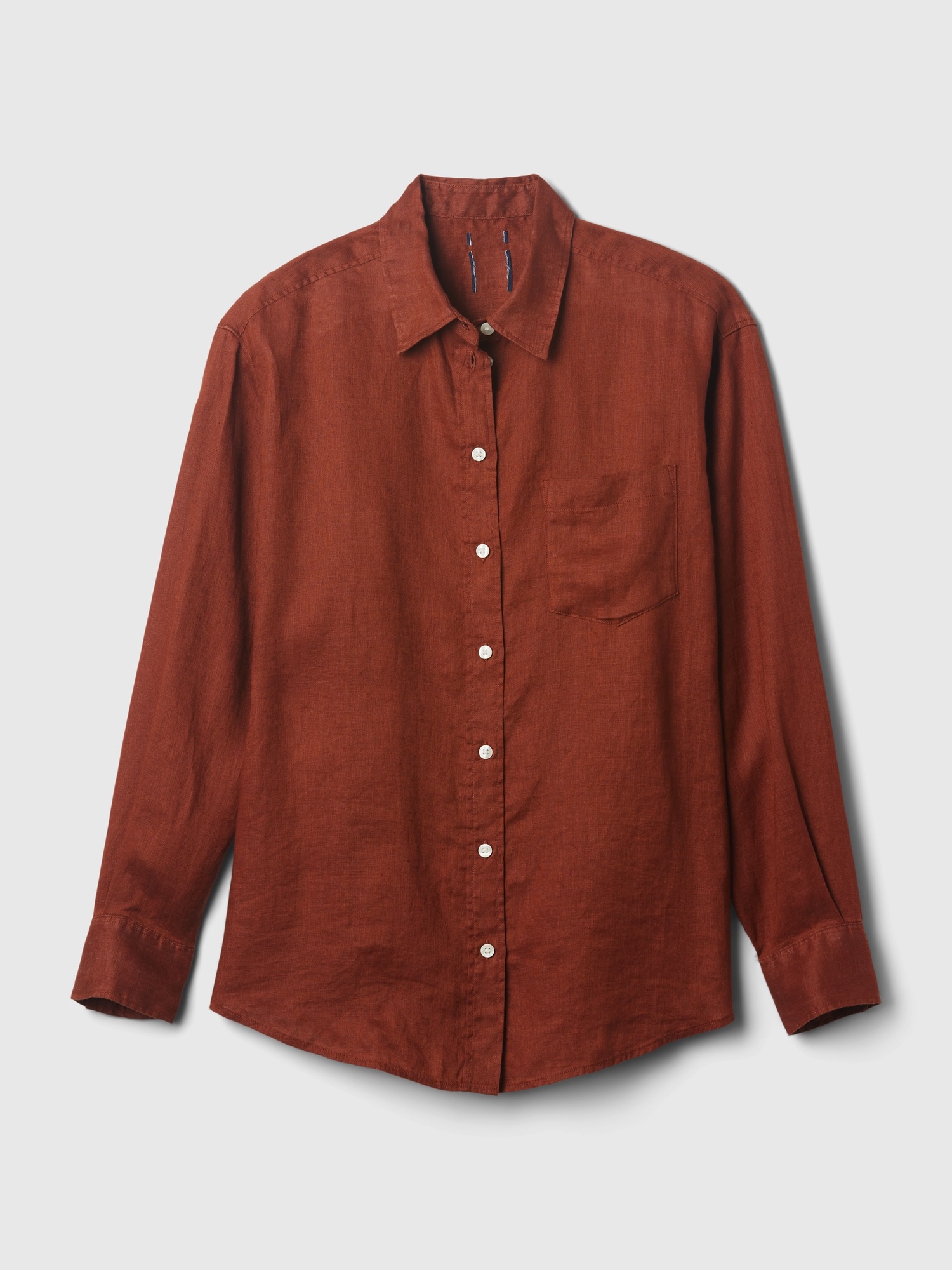 100% Linen Big Shirt | Gap