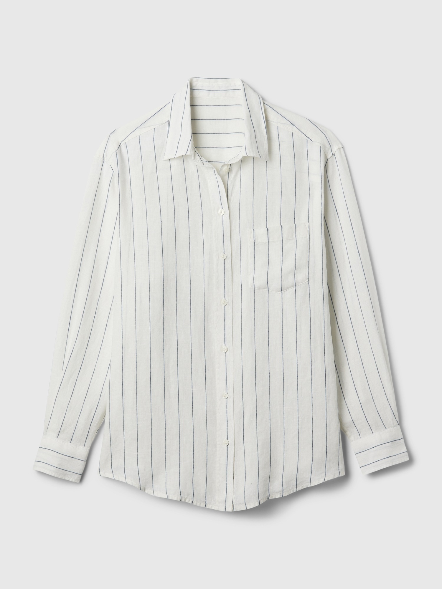 100% Linen Big Shirt | Gap