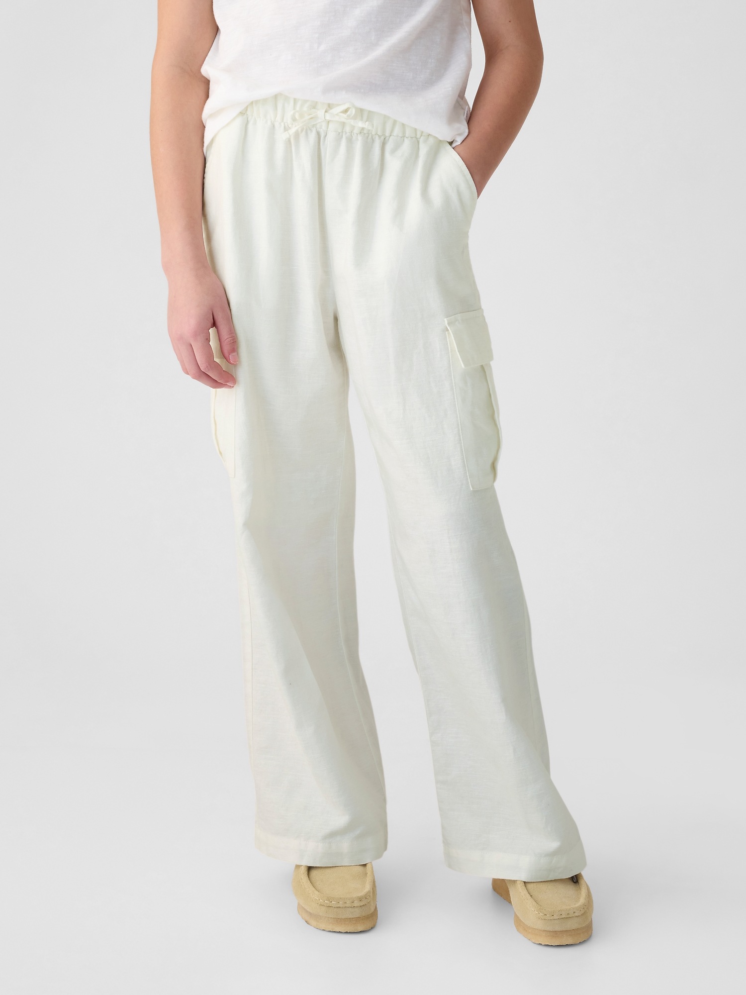 Kids Linen-Cotton Pants | Gap