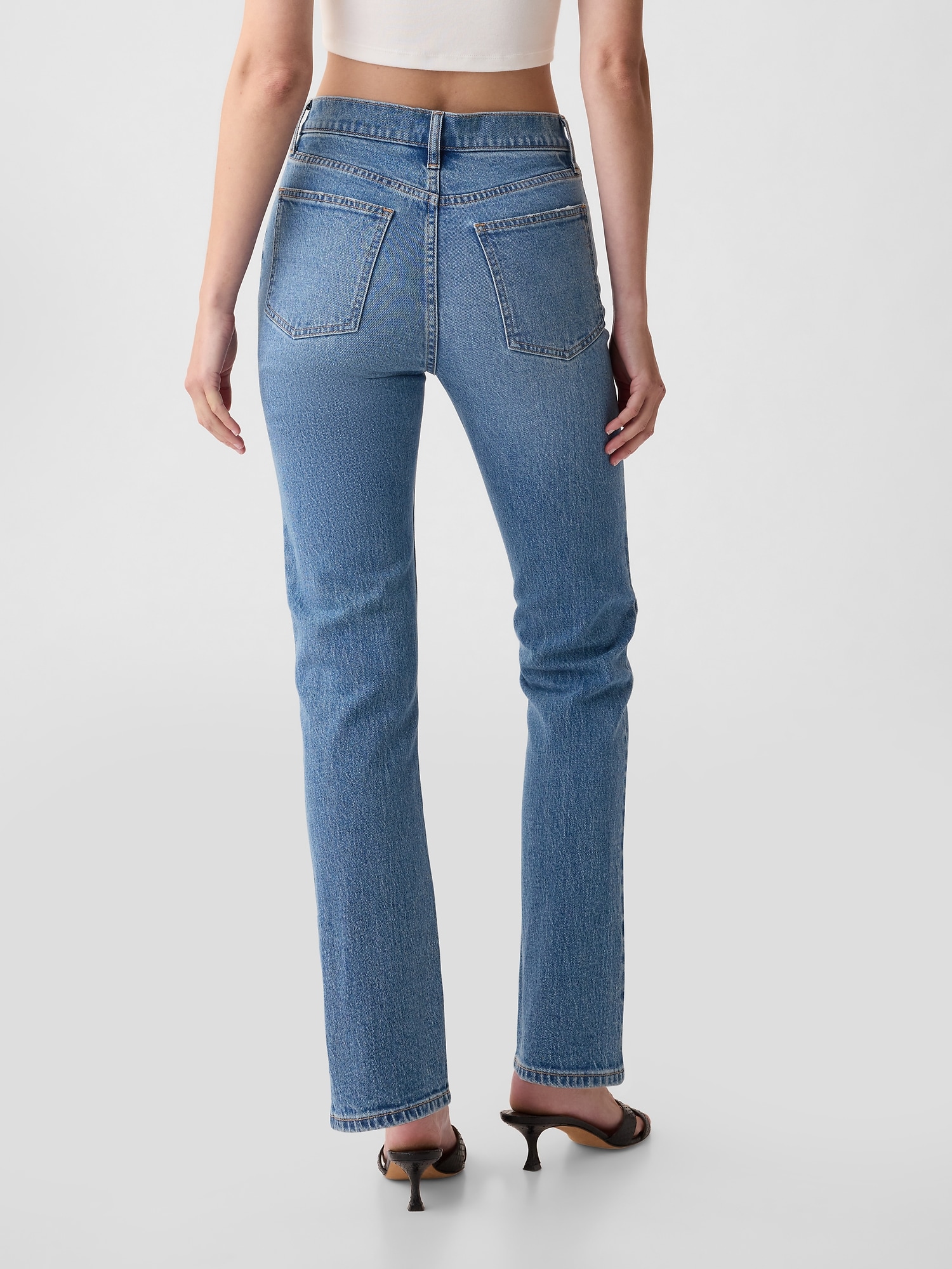 High Rise ’90s Straight Jeans | Gap