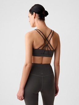 GapFit Power Medium Impact Strappy Sports Bra | Gap