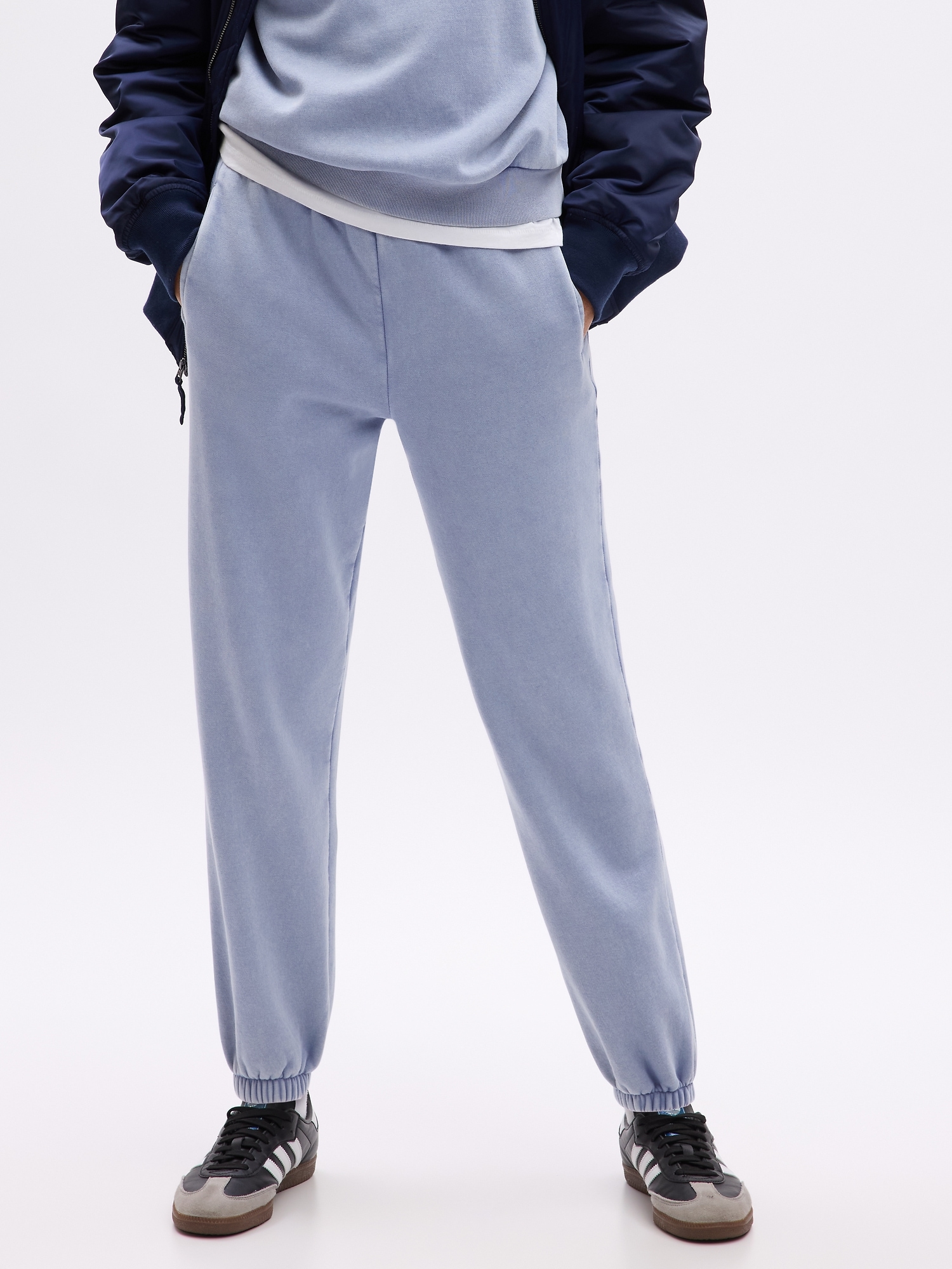 High Rise Boyfriend Joggers | Gap