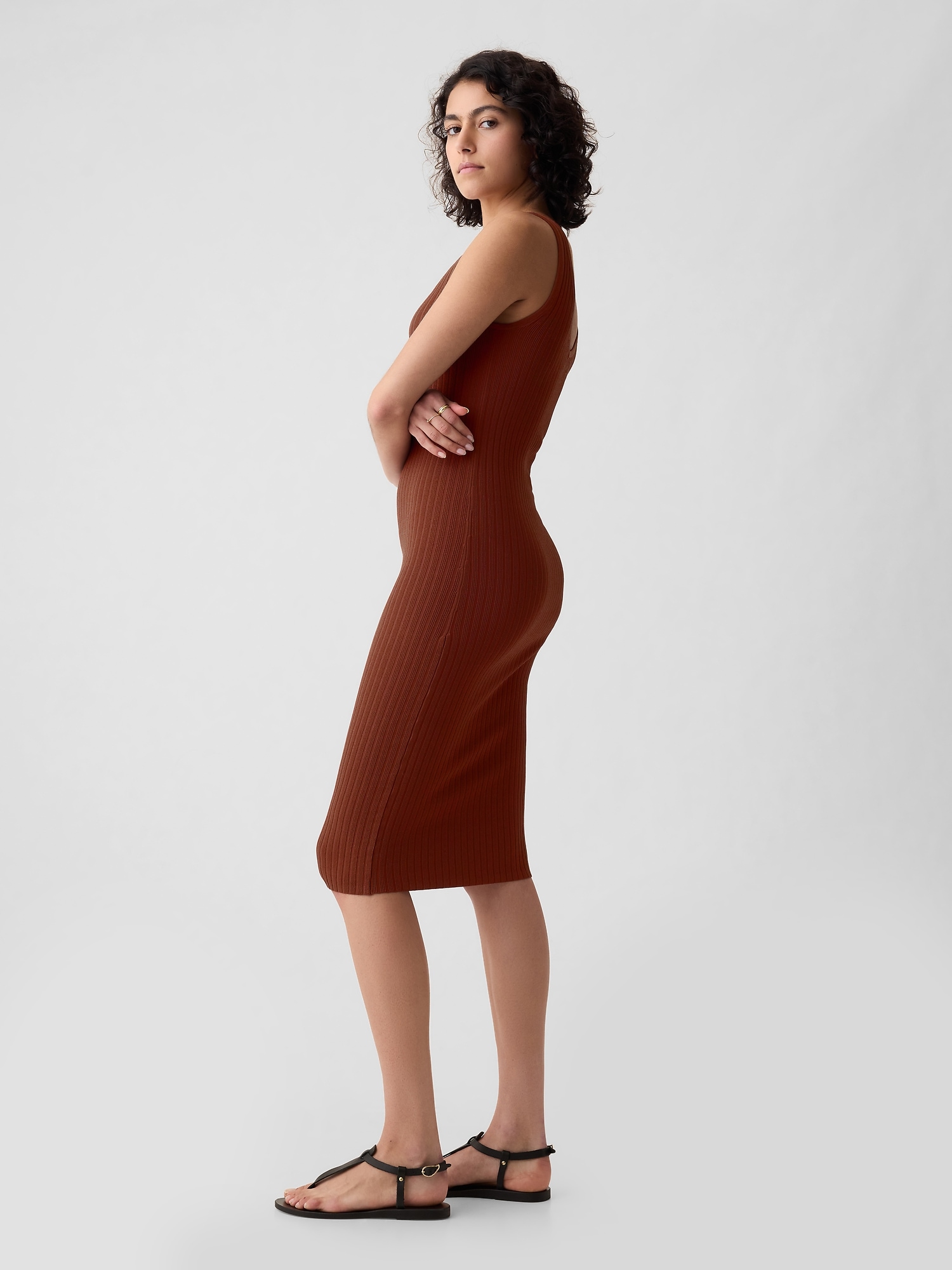Rib Midi Tank Dress | Gap