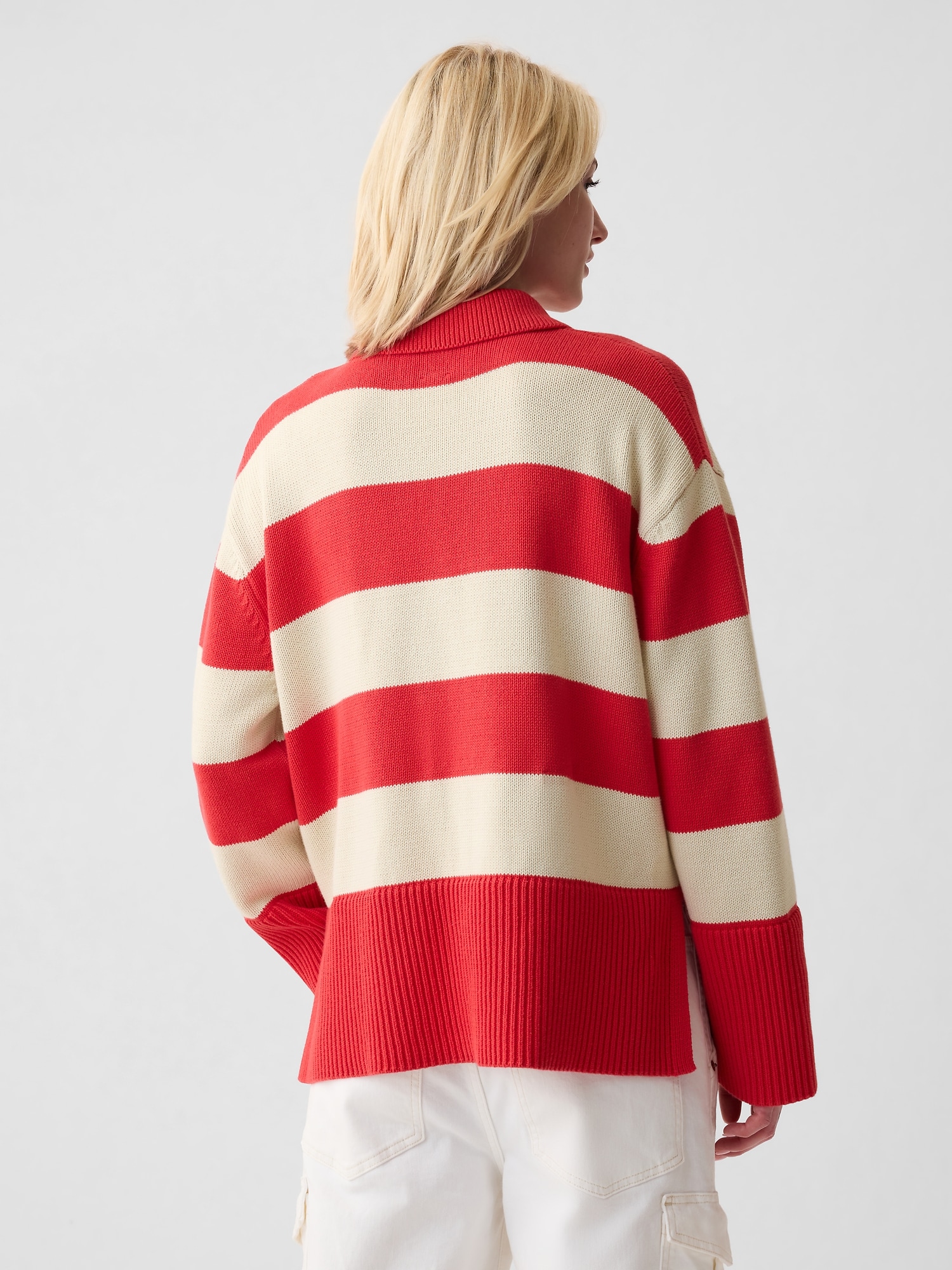 24/7 Split-Hem Polo Sweater | Gap