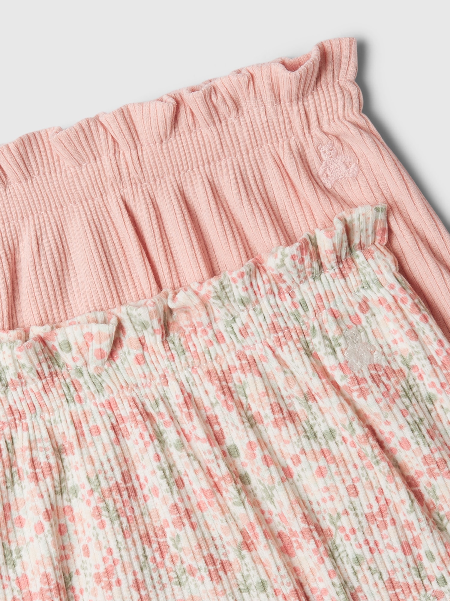 Baby First Favorites Rib Bubble Shorts (2-Pack) | Gap