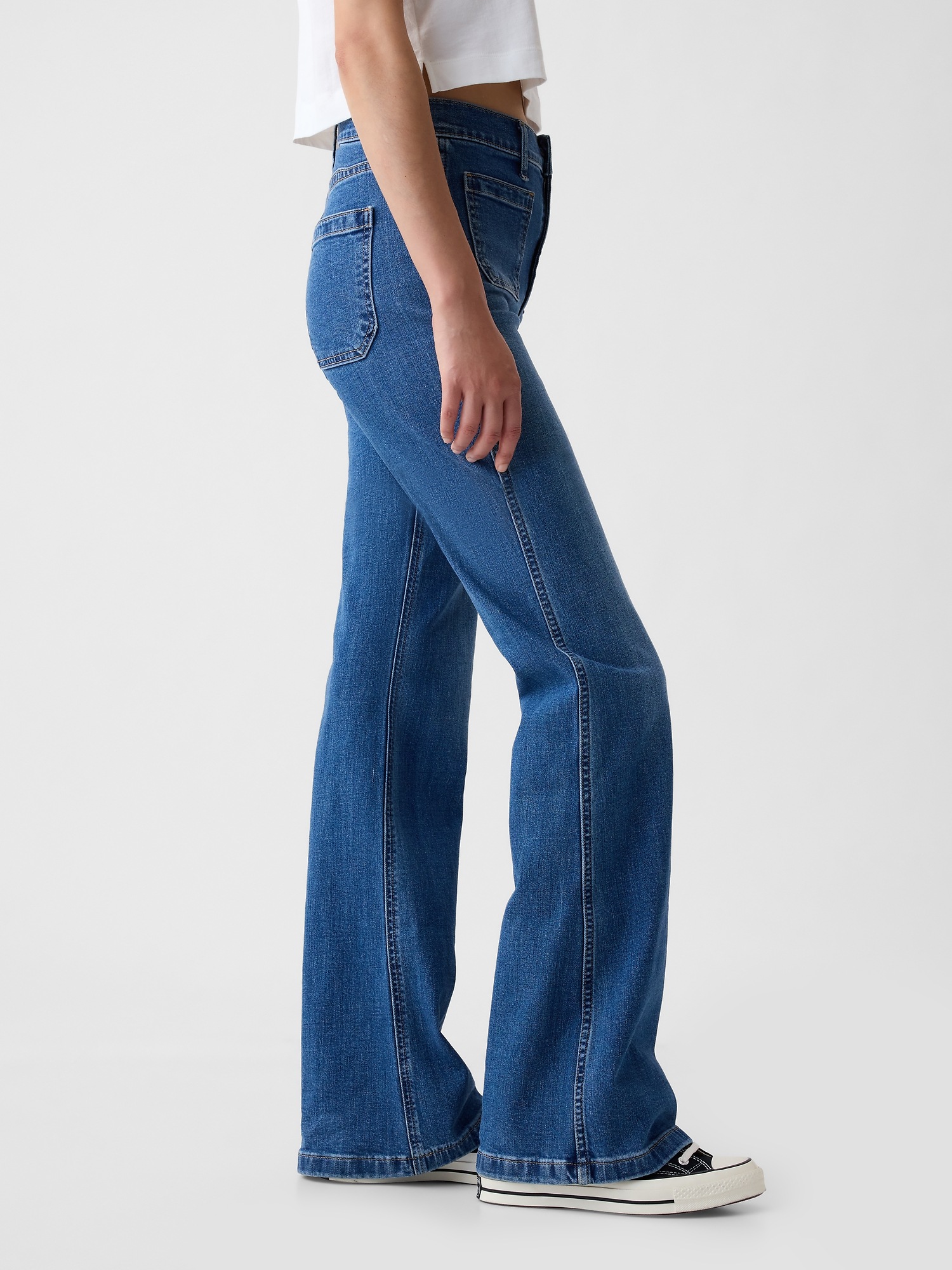 High Rise '70s Flare Jeans | Gap