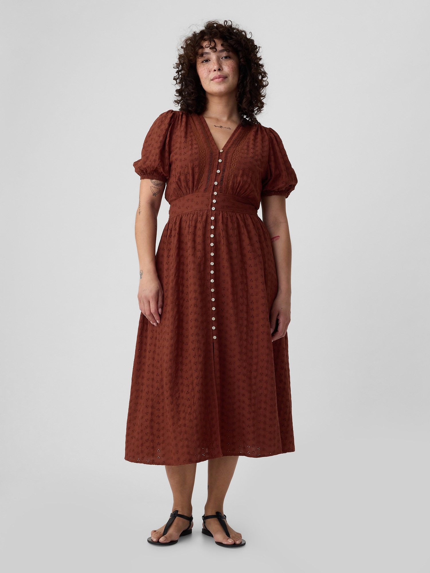 Eyelet Maxi Dress | Gap
