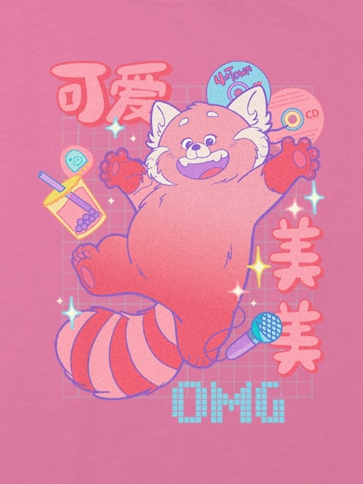 Kids Turning Red OMG Graphic Boxy Crop Tee | Gap