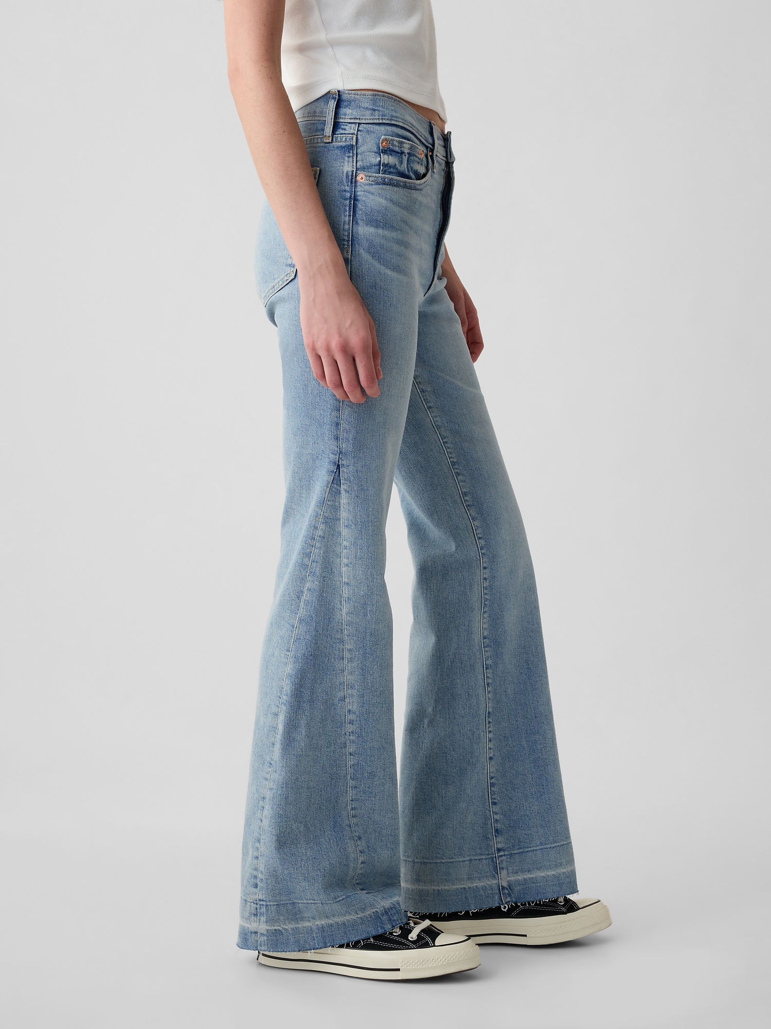 High Rise '70s Flare Jeans | Gap