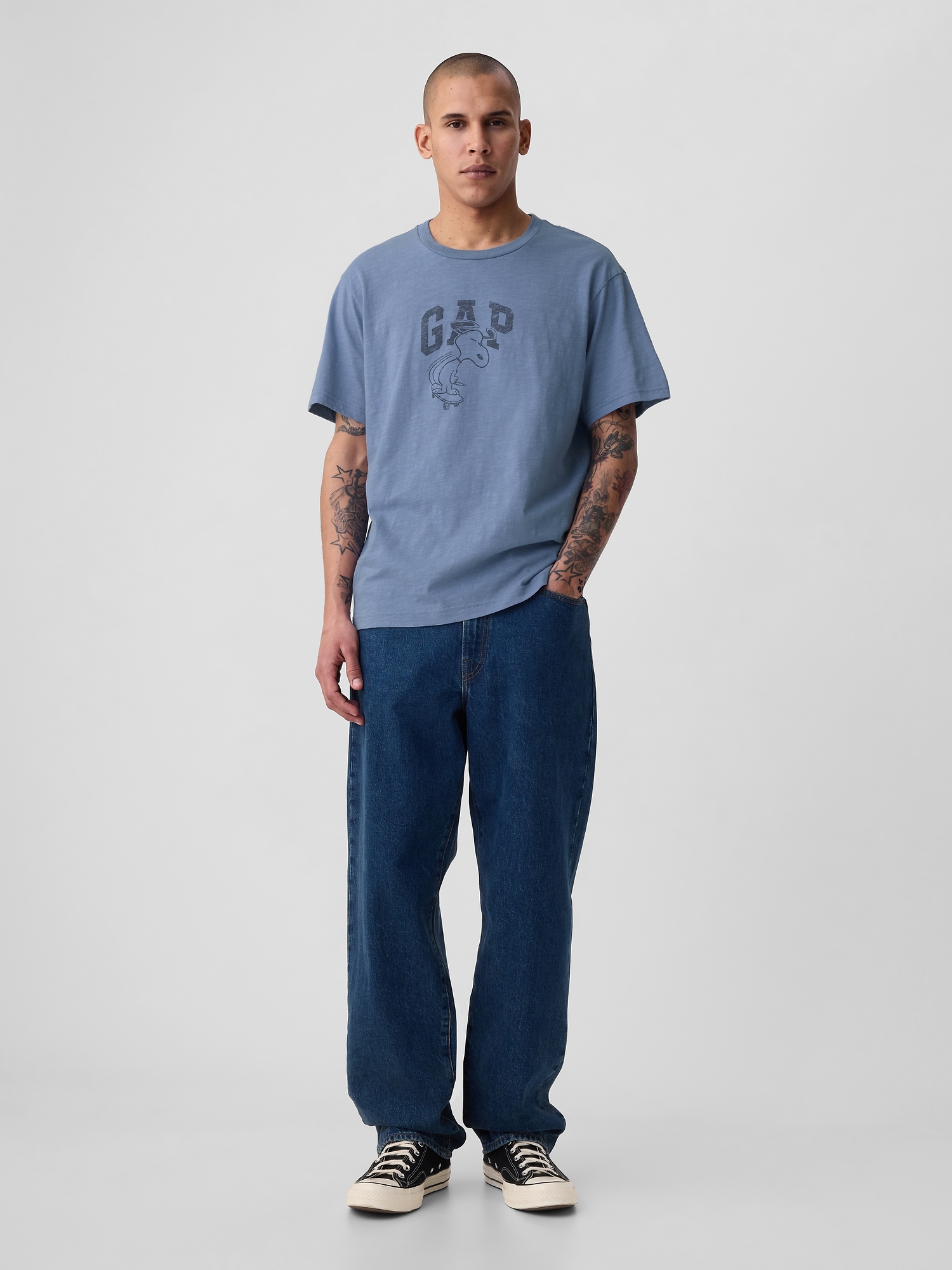 Gap Logo Peanuts Graphic T-Shirt | Gap