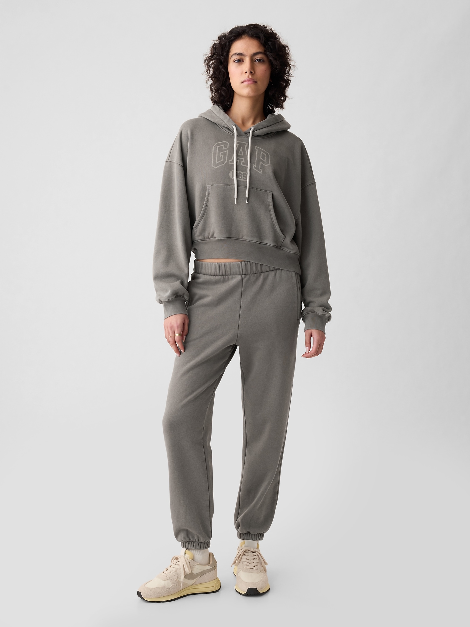 Vintage Soft Cropped Hoodie | Gap