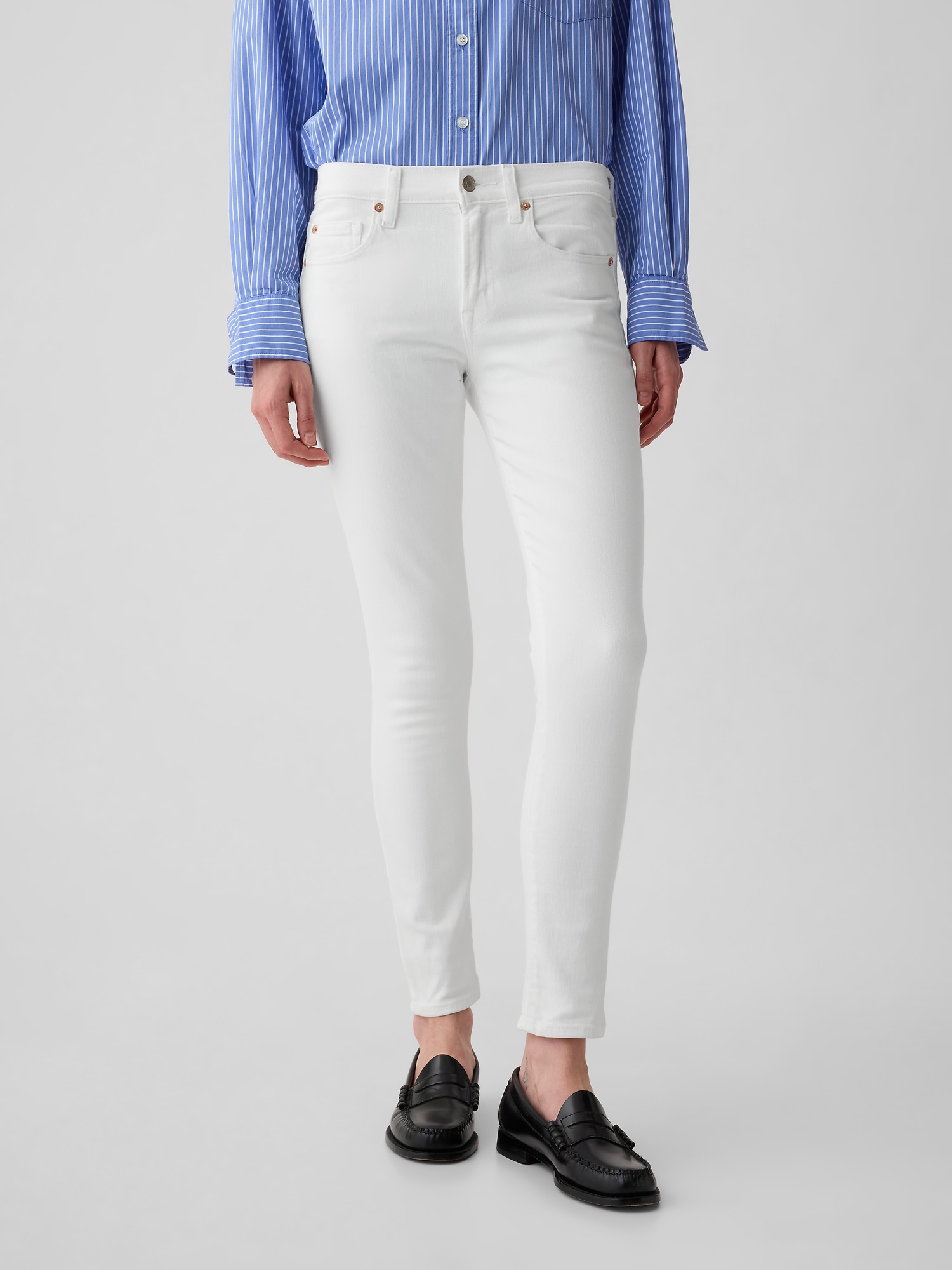Mid Rise True Skinny Jeans | Gap