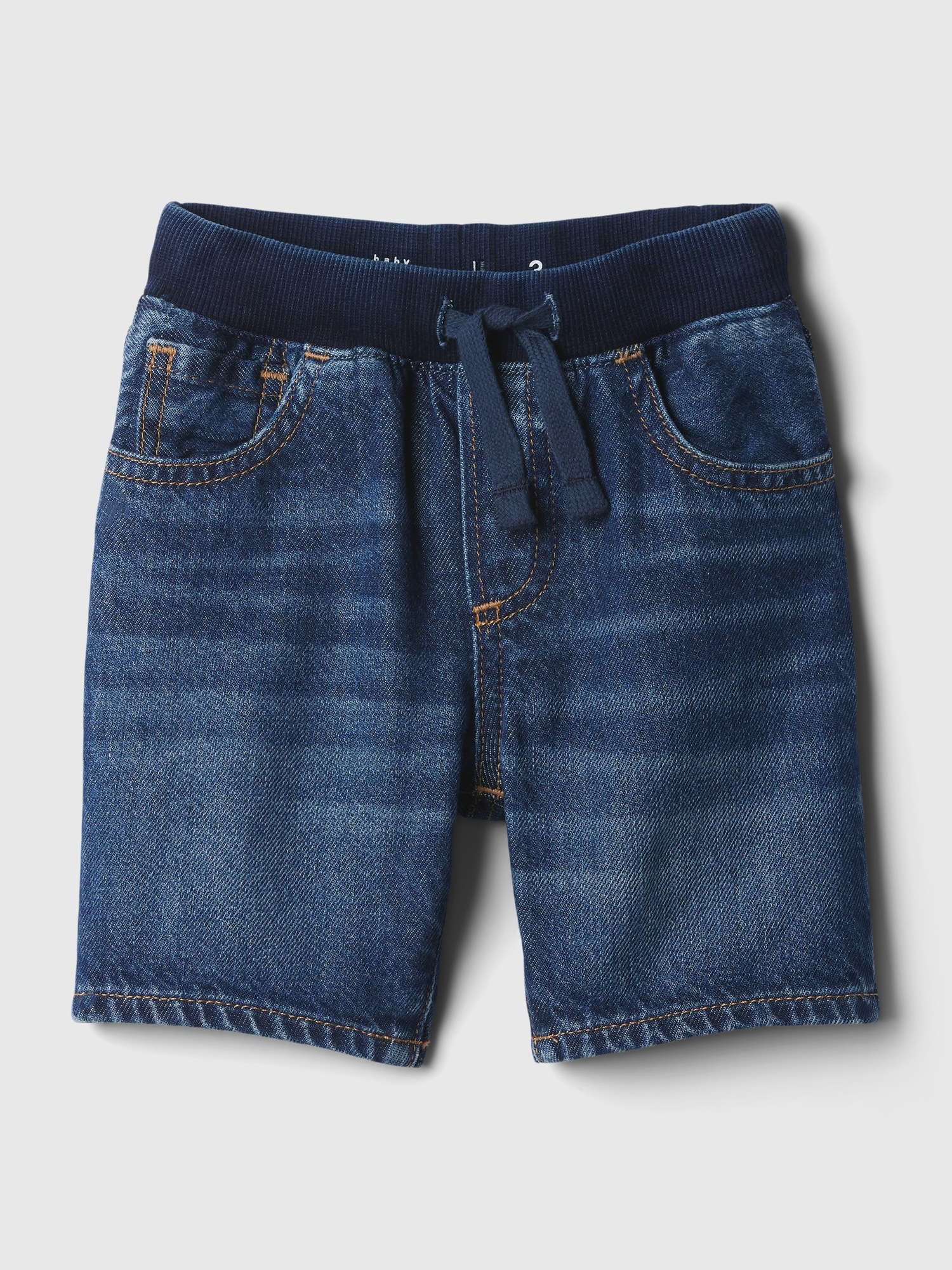 babyGap Pull-On Denim Shorts | Gap