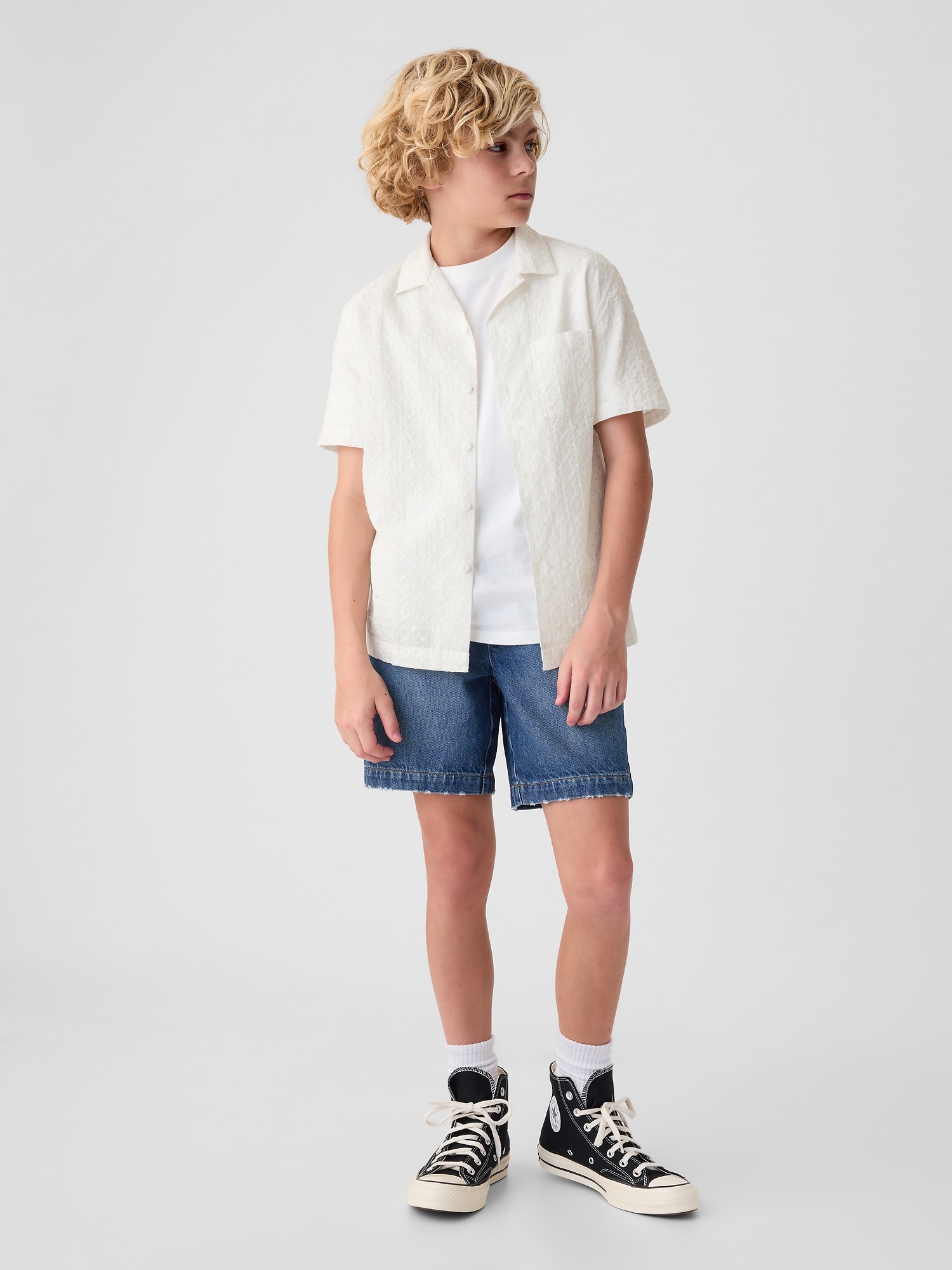 Kids Textured Shirt | Gap