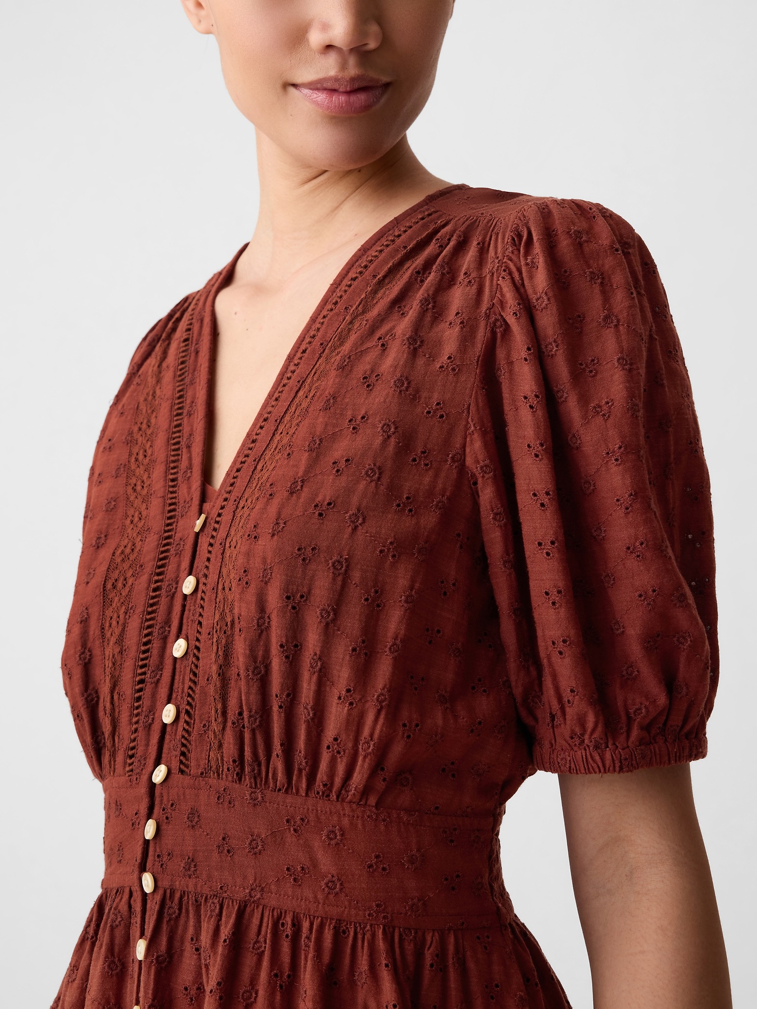 Eyelet Maxi Dress | Gap