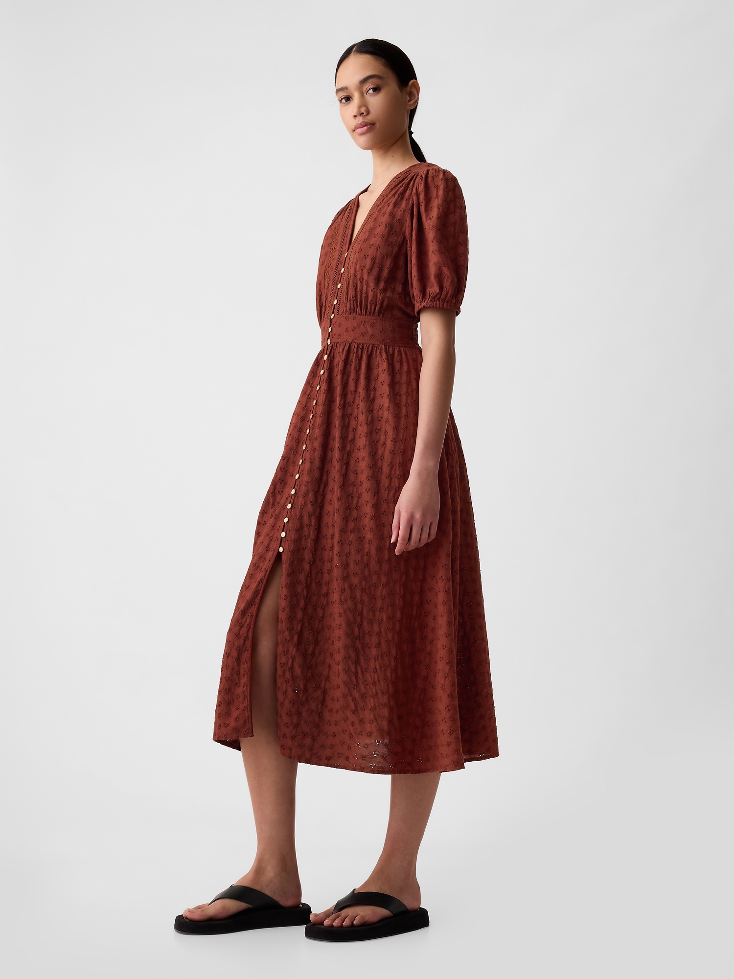 Eyelet Maxi Dress | Gap
