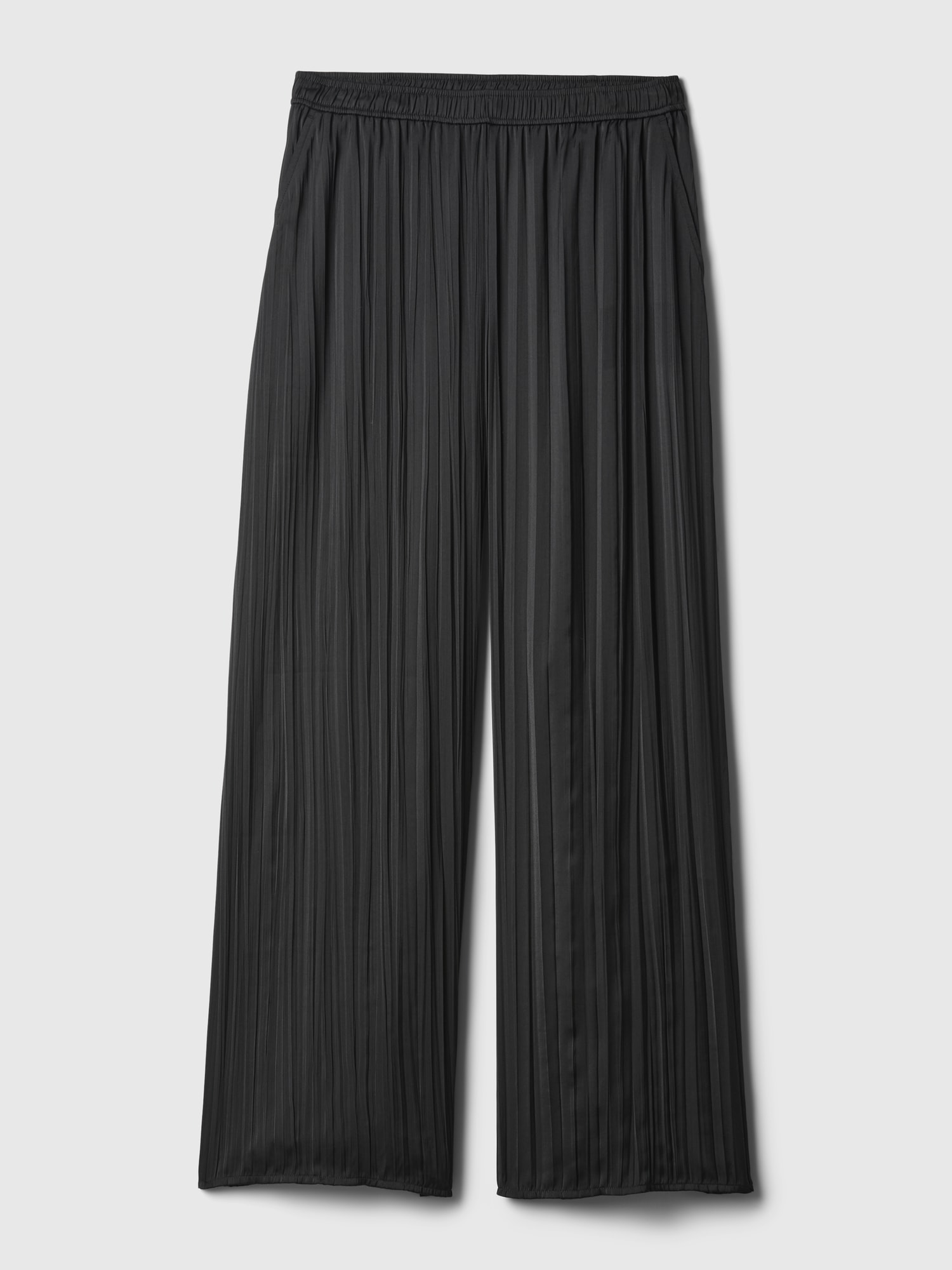 Crinkle Texture Satin Pants | Gap