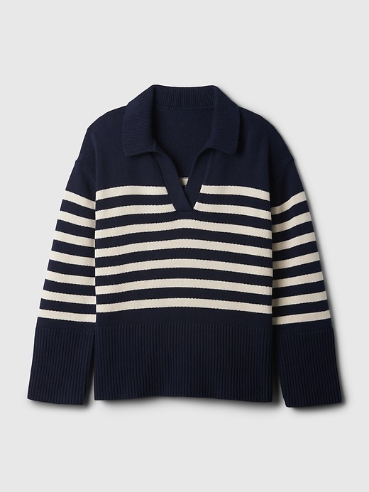 24/7 Split-Hem Polo Sweater | Gap
