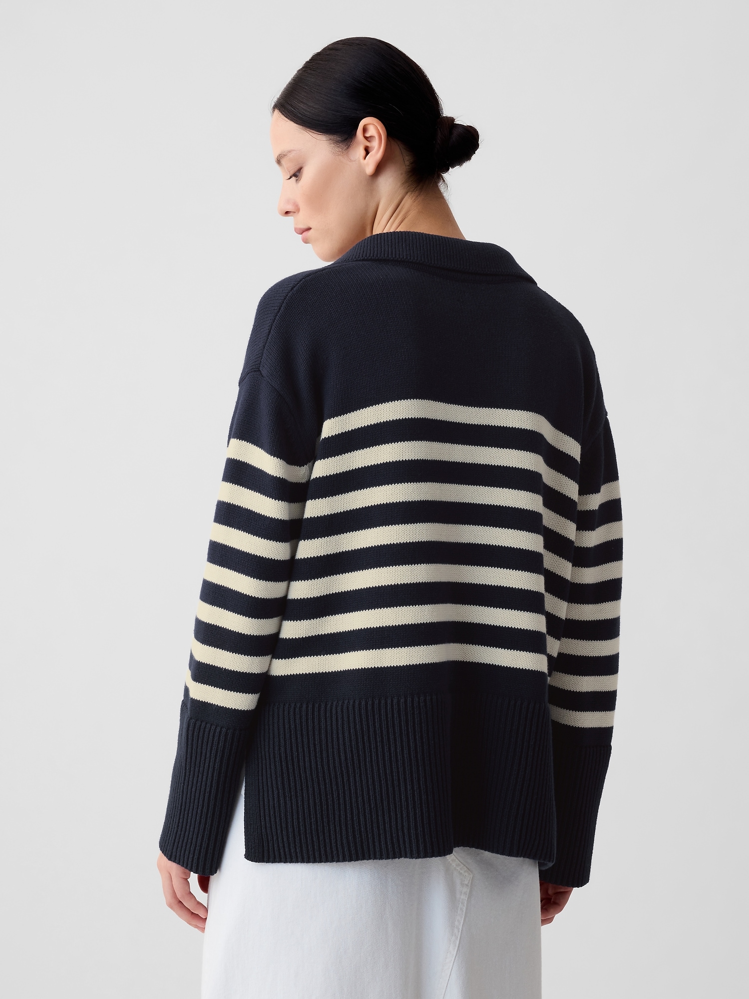 24/7 Split-Hem Polo Sweater | Gap