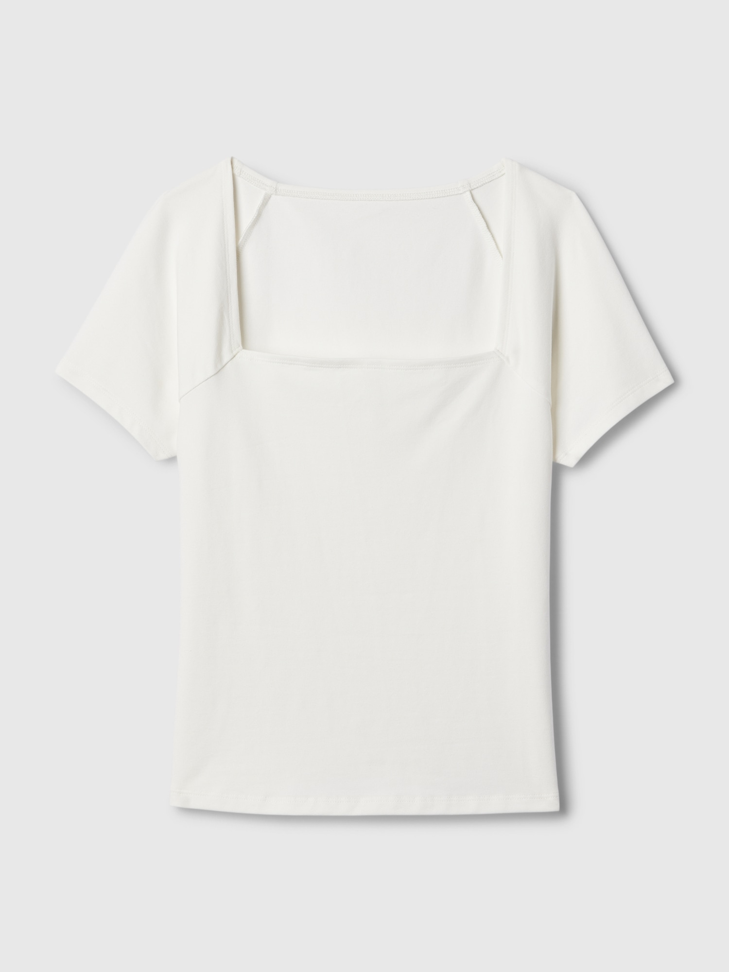 Compact Jersey Square-Neck Shirt | Gap