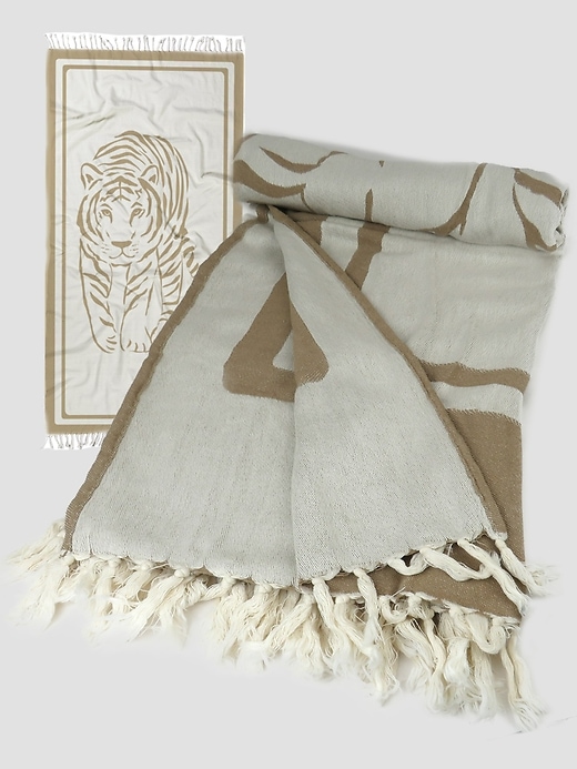 Honest Baby Clothing Beach Throw Towel in a Tote Bag Gap